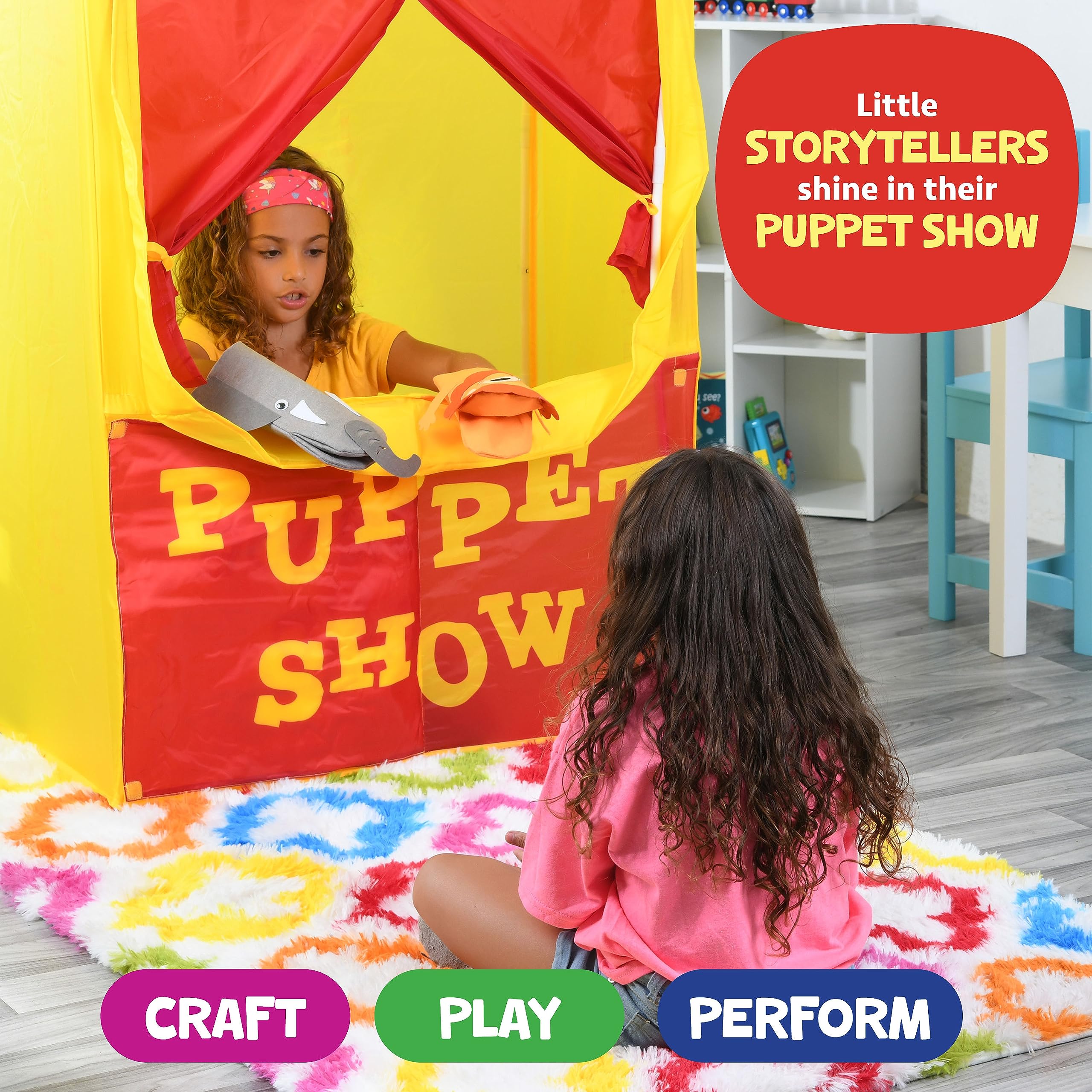 Snapklik.com : Hand Puppet Kit - Make Your Own Animal Puppets - 10 Felt ...