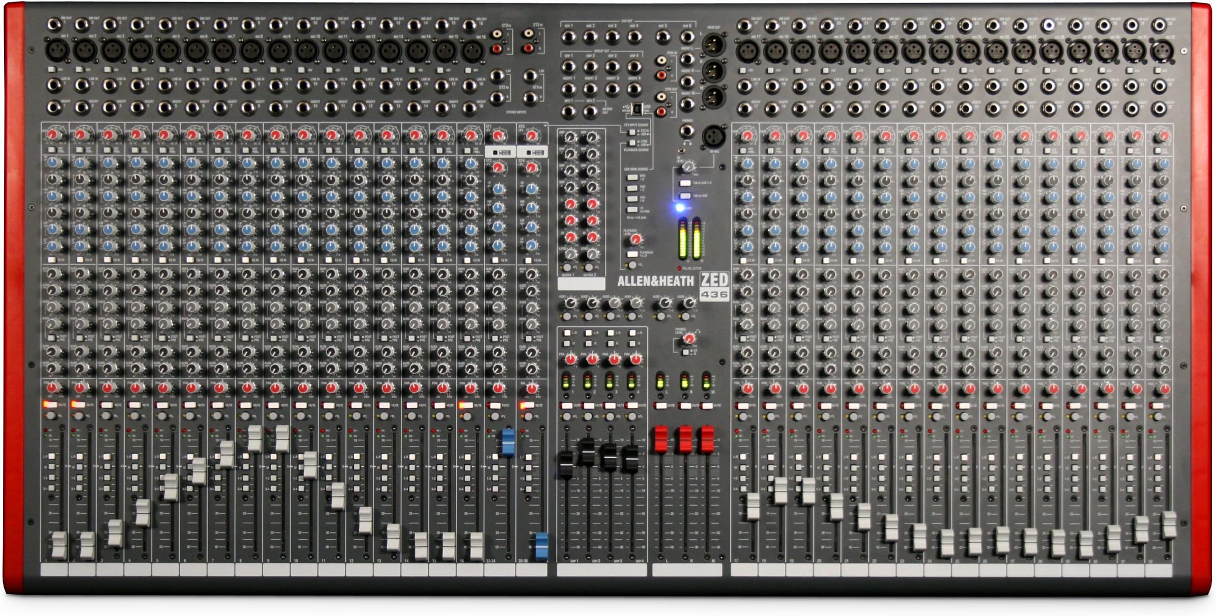 Allen & Heath ZED-436 - Touring Quality Live Audio Mixer with 16 Mono ...