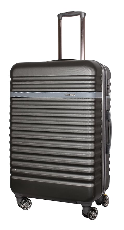 Ventex Germany Grey 28 Inch Polycarbonate Check-in 4 Wheel Trolley ...