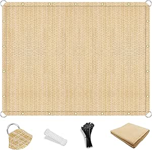 Amazon.com : Artpuch 14x18 FT Sun Shade Cloth with Upgraded Grommets ...