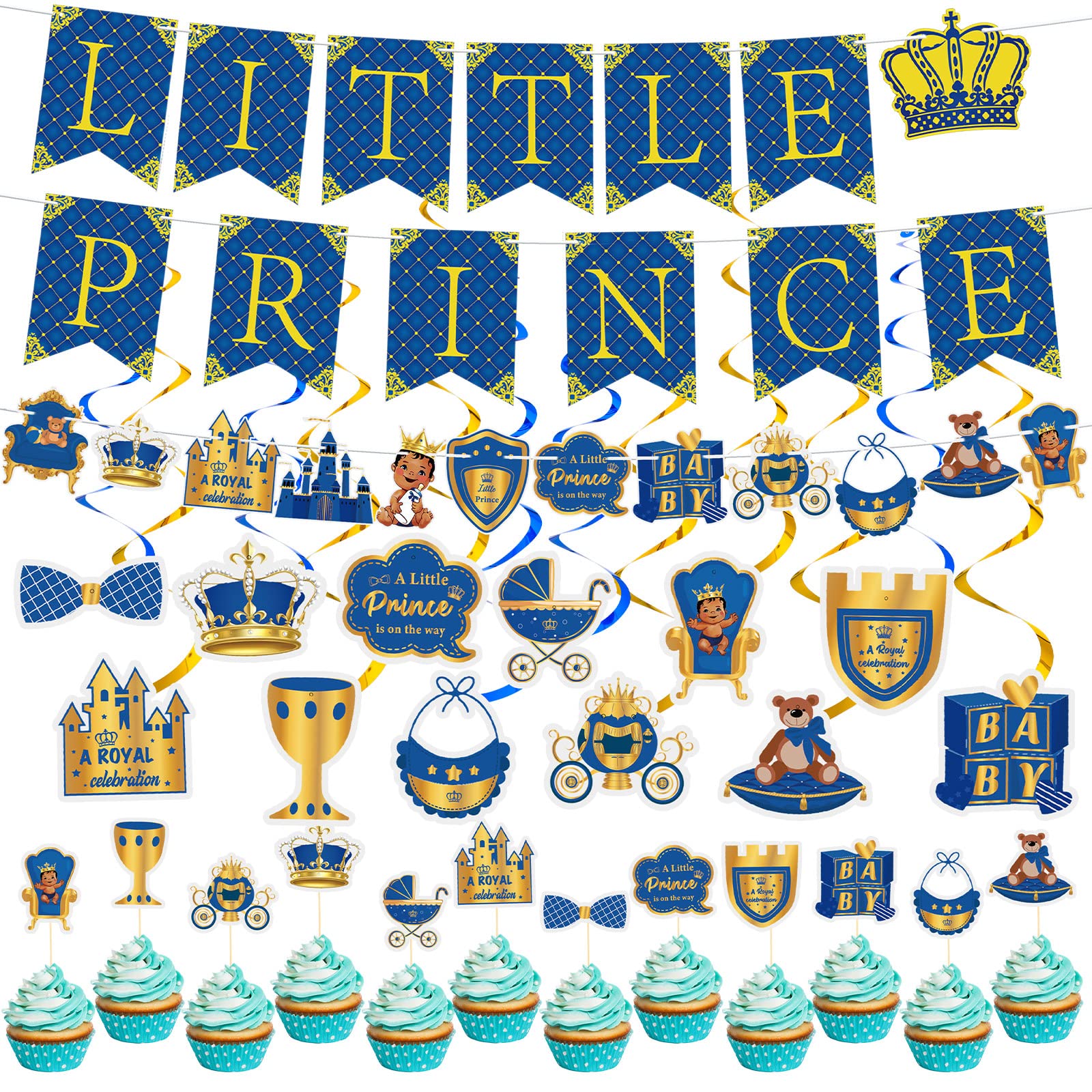 New Prince Baby Shower Cake