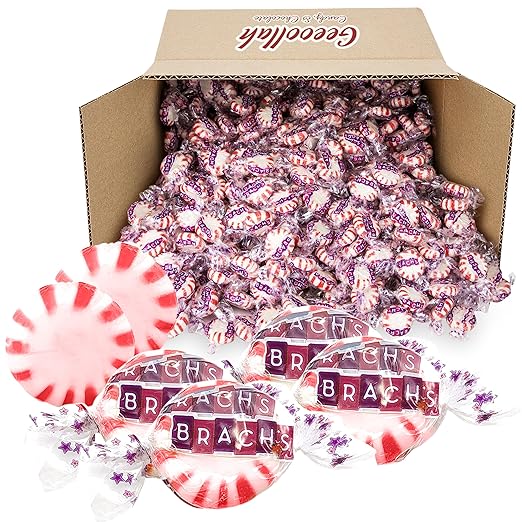 Amazon.com : Brach Star Brites Peppermint Candy - Shareable Hard ...