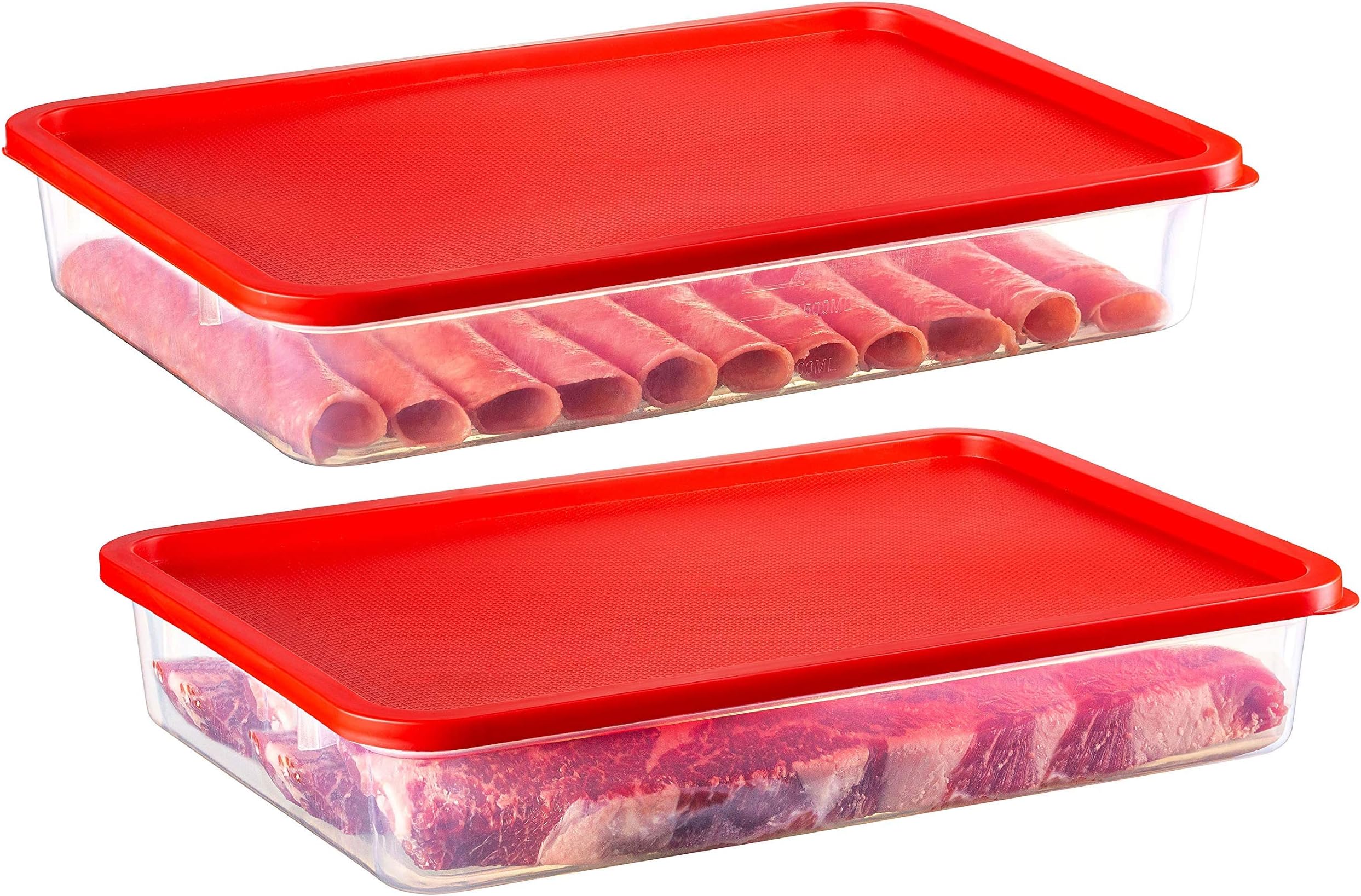 Amazon.com: Home-X Bacon Saver, Plastic Bacon Container/Kitchen Meat ...