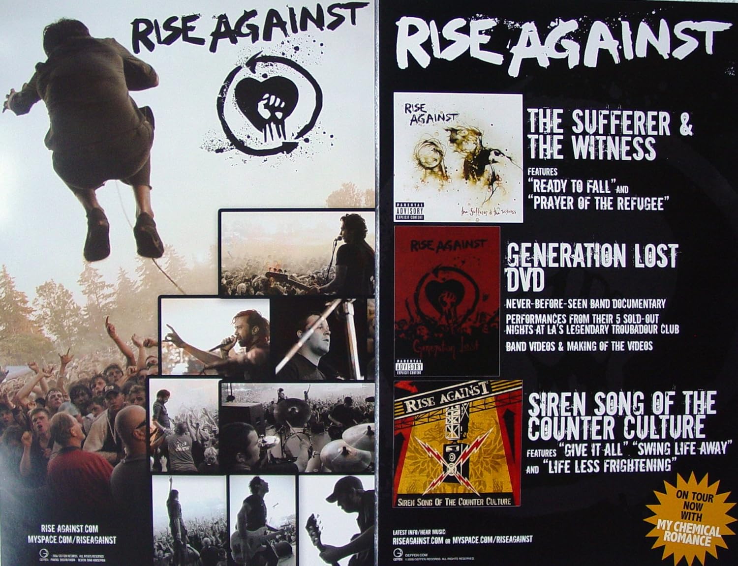 Amazon.com: Rise Against - The Sufferer & The Witness - Generation Lost ...