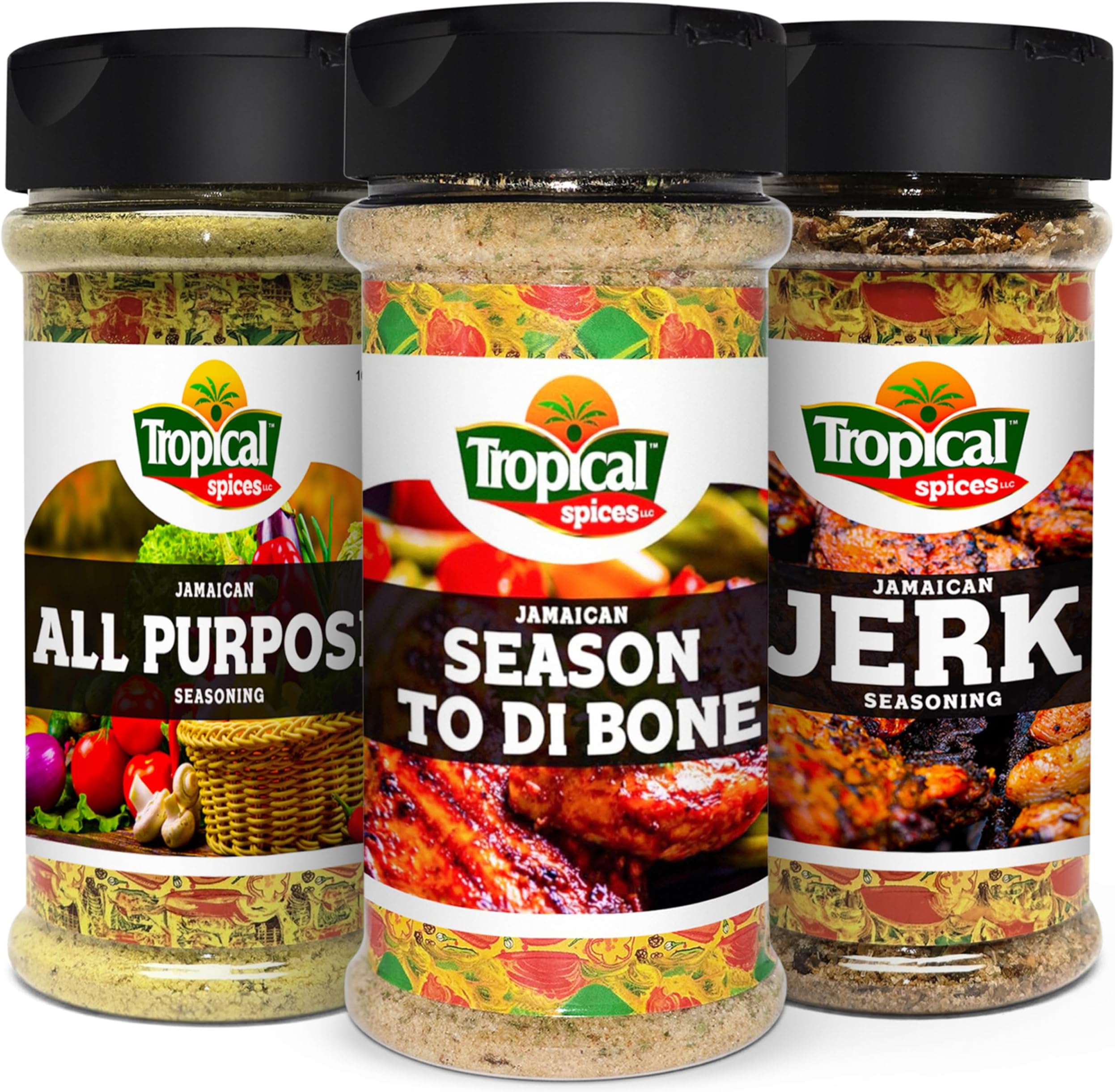 Amazon.com : Tropical Spices Jamaican Seasoning Bundle(3Pack, 24oz ...