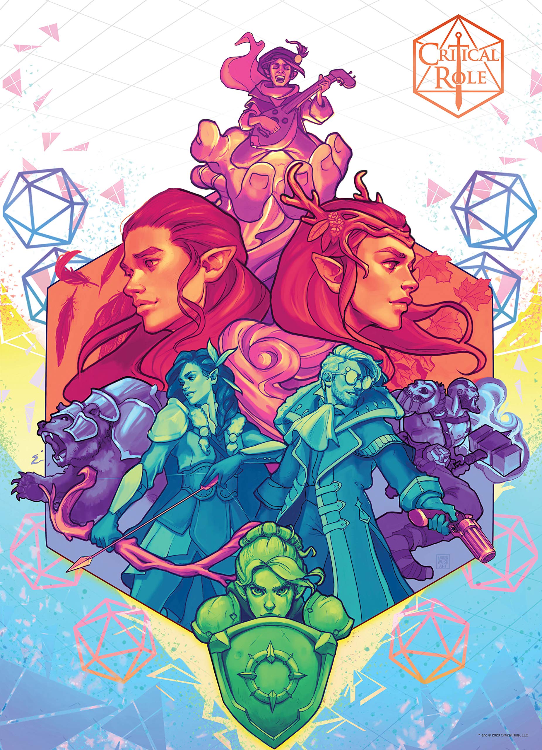 USAOPOLY Critical Role Vox Machina 1000 Piece Jigsaw Puzzle ...