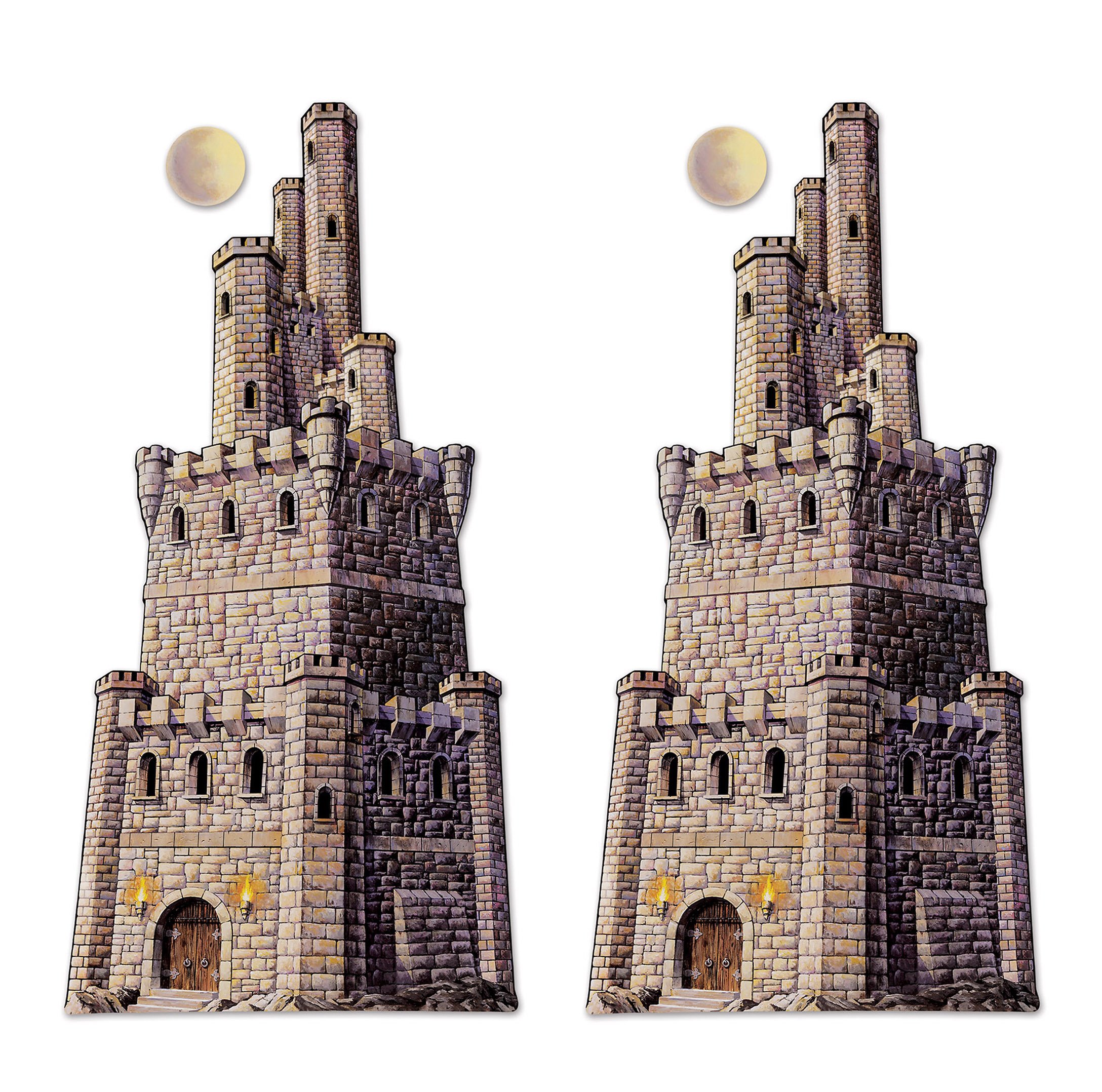 Snapklik.com : Beistle Jointed Castle Tower Photo Prop Backdrops