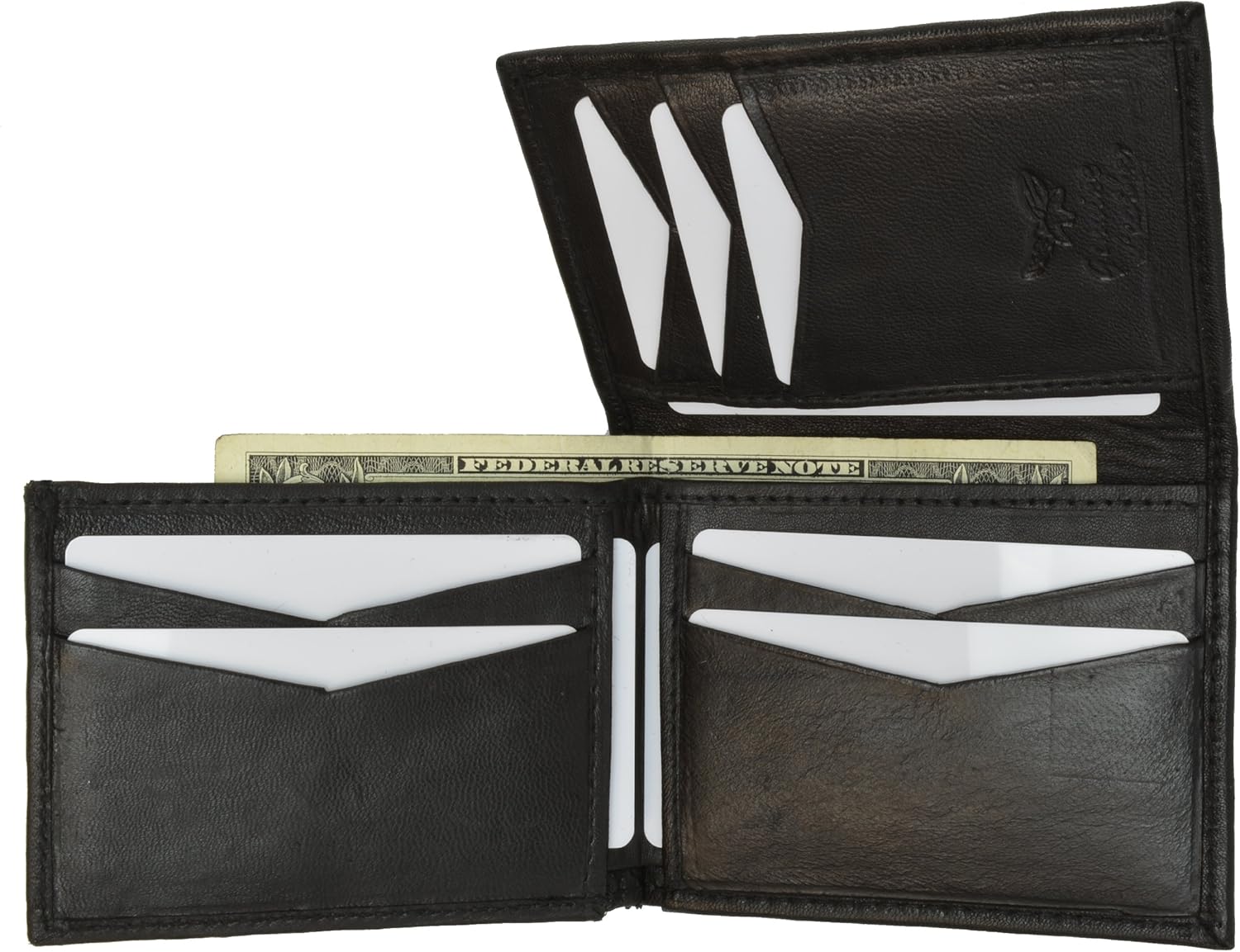 Amazon.com: New Unique Flip-Up Mens Wallet & Card Holder Black #139 ...