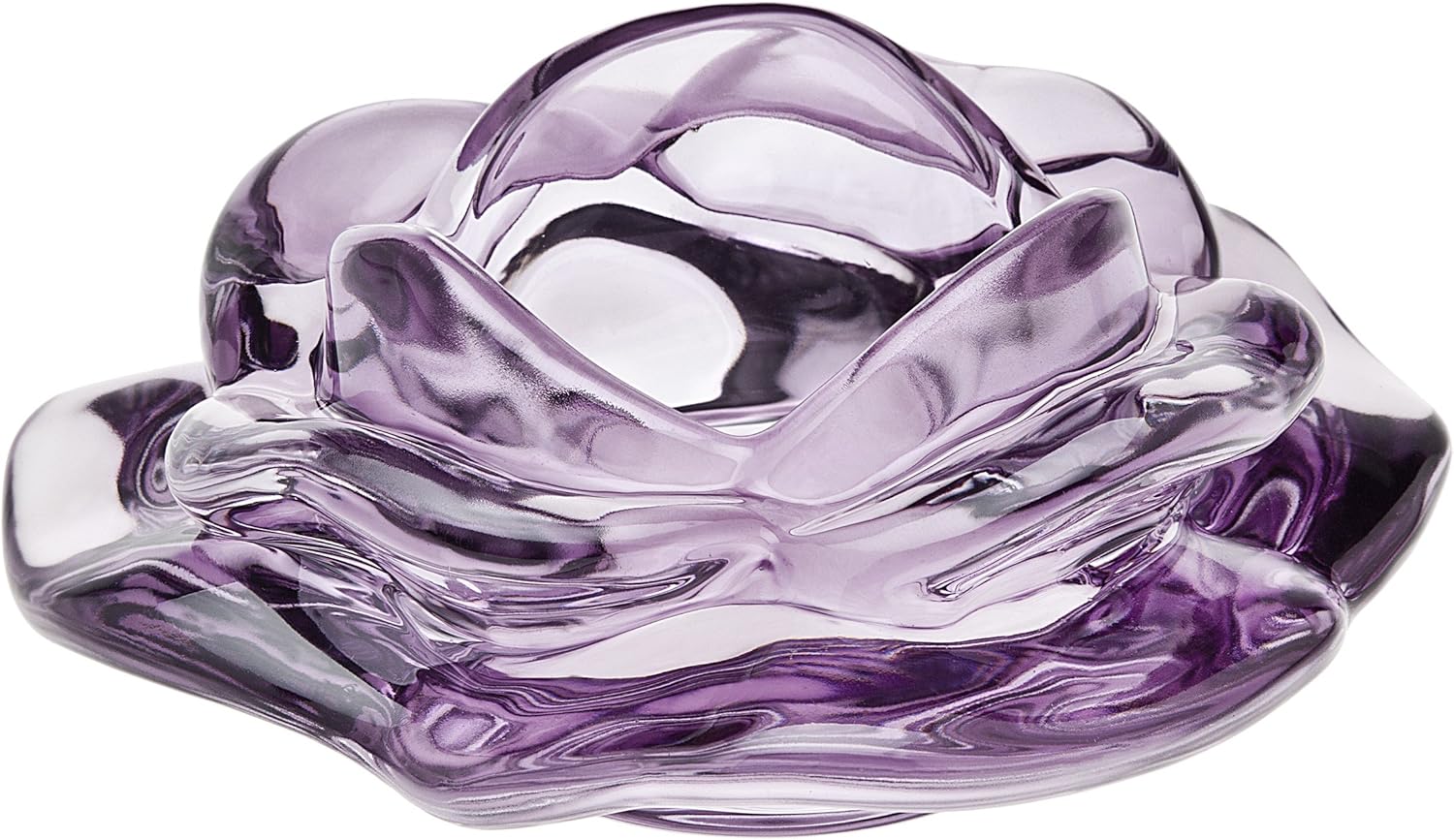 Amazon.com: Godinger Rose Pillar Holder - Amethyst : Home & Kitchen