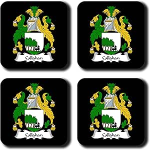Amazon.com | Callahan Coat of Arms/Family Crest Coaster Set, by Carpe ...