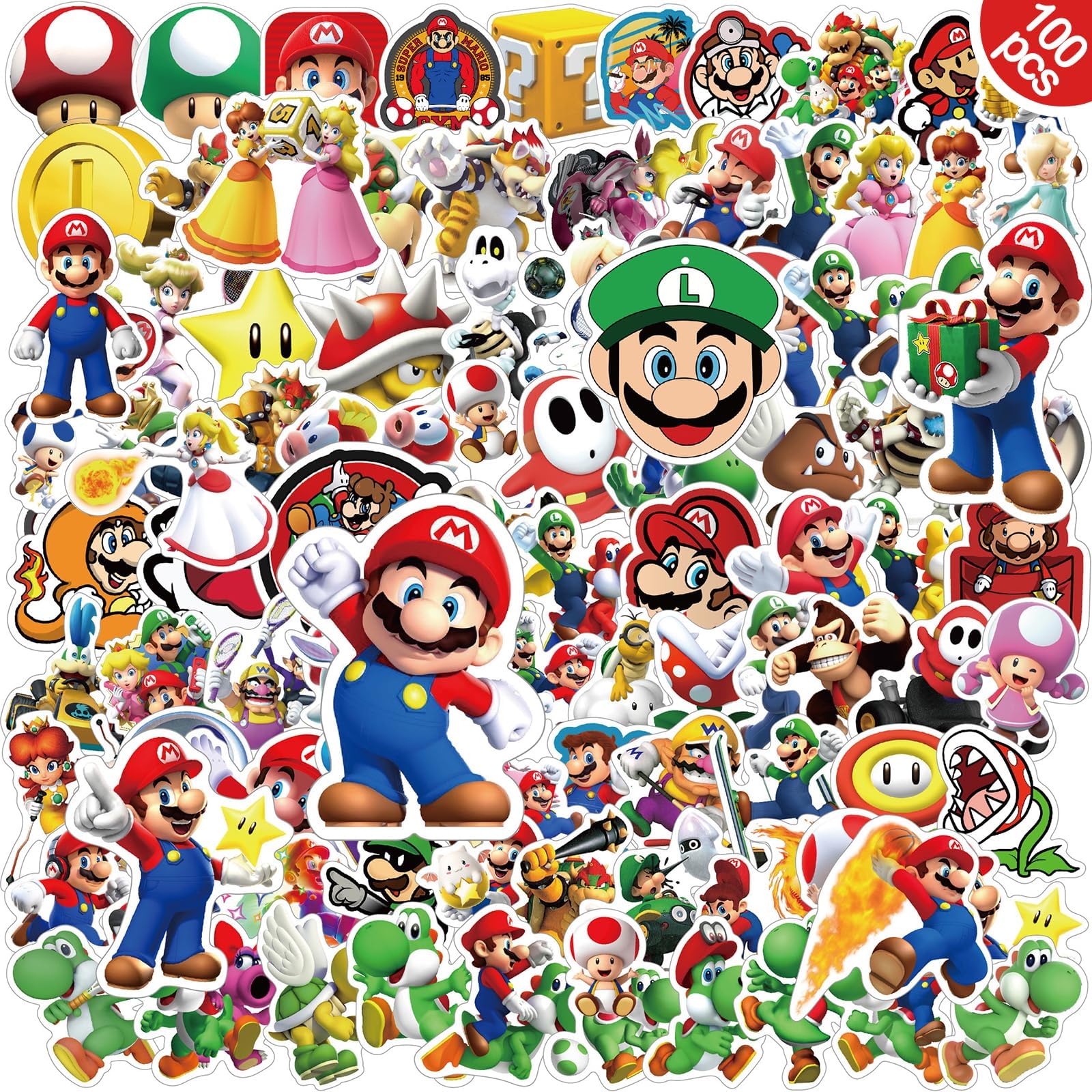 Pyramid International | Super Mario | Tech Stickers | Mushroom Kingdom ...