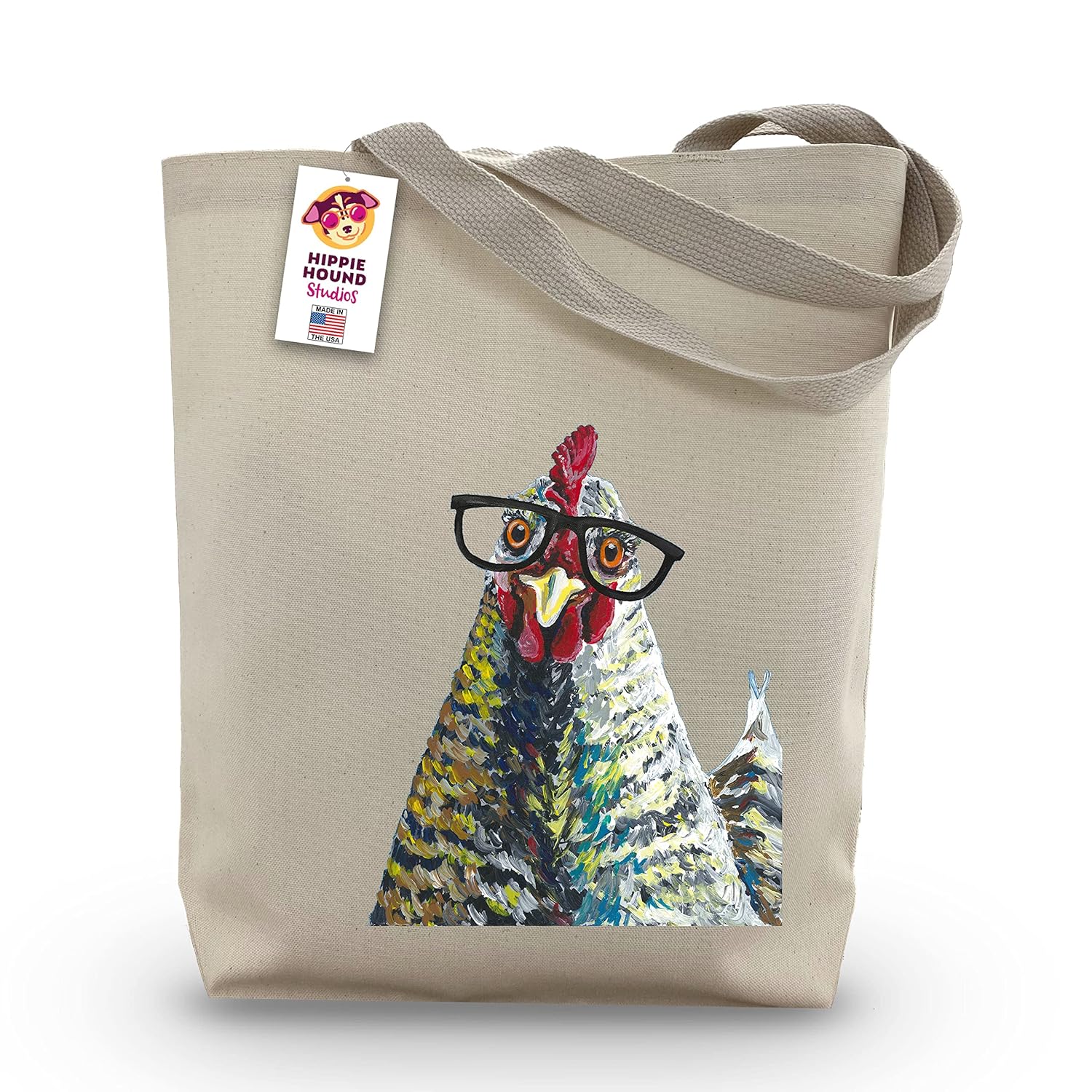 Amazon.com: Chicken Tote Bag - Chicken Lover Gift - Chicken with ...
