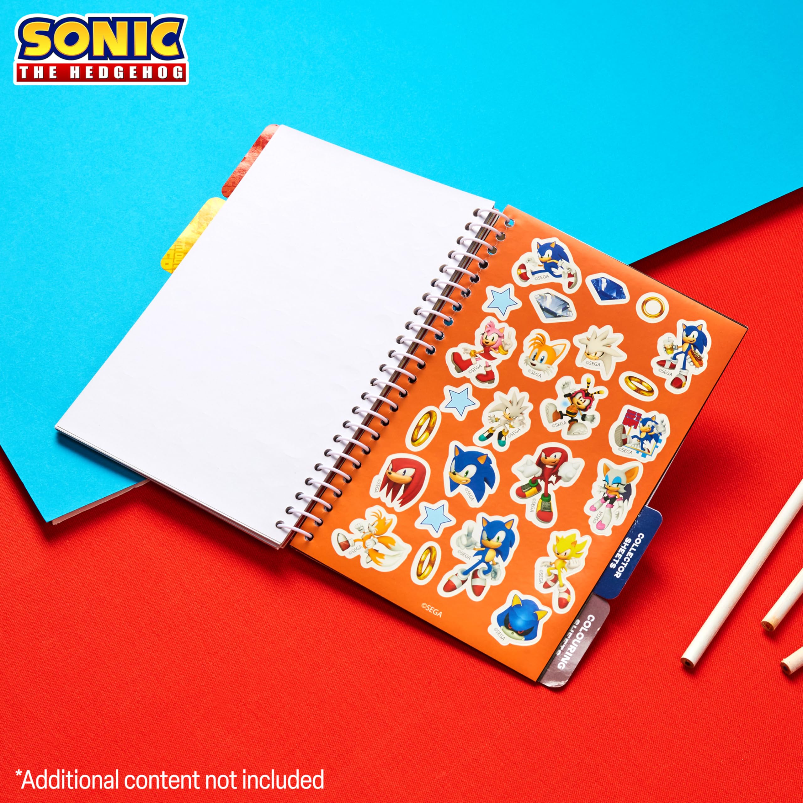 SONIC THE HEDGEHOG Scrapbooking Stickers & Activity Book Over 1000 ...
