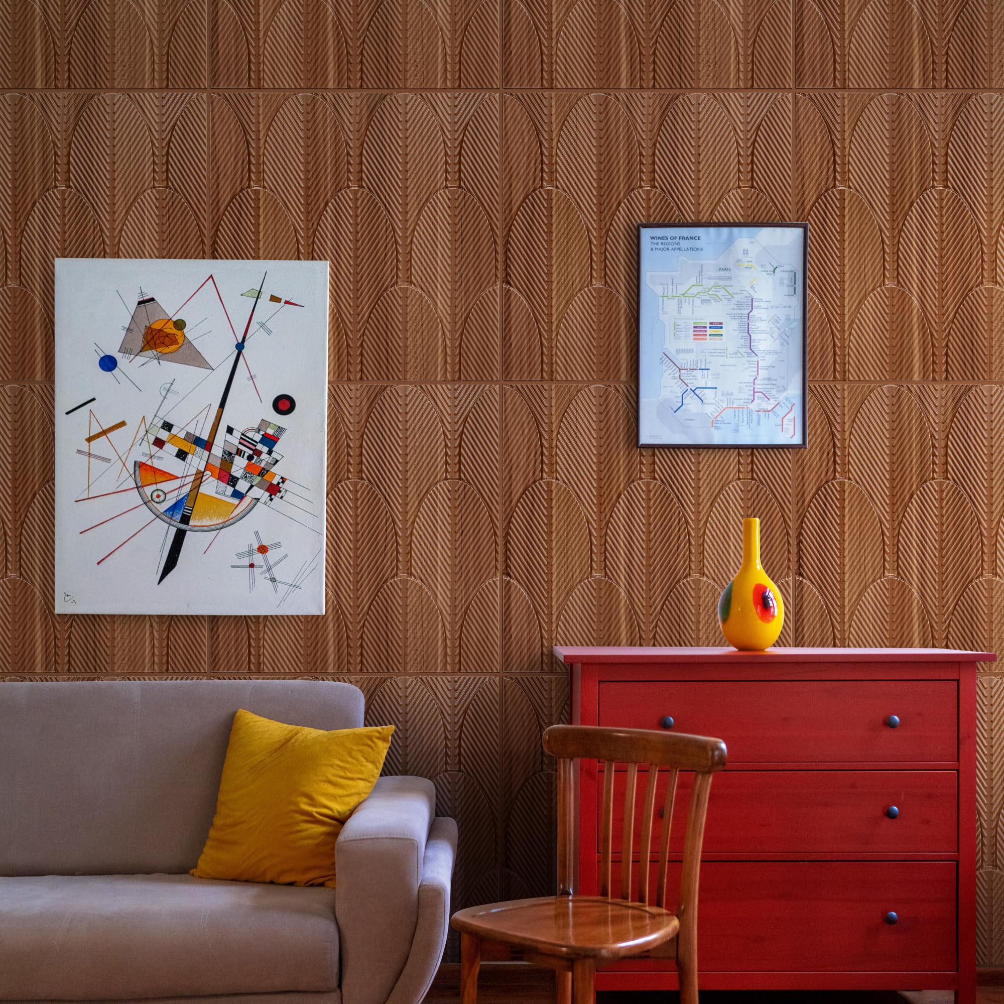 Snapklik.com : 3D Wall Panels, Decorative PVC Wall Panels, 19.7" X 19.7 ...