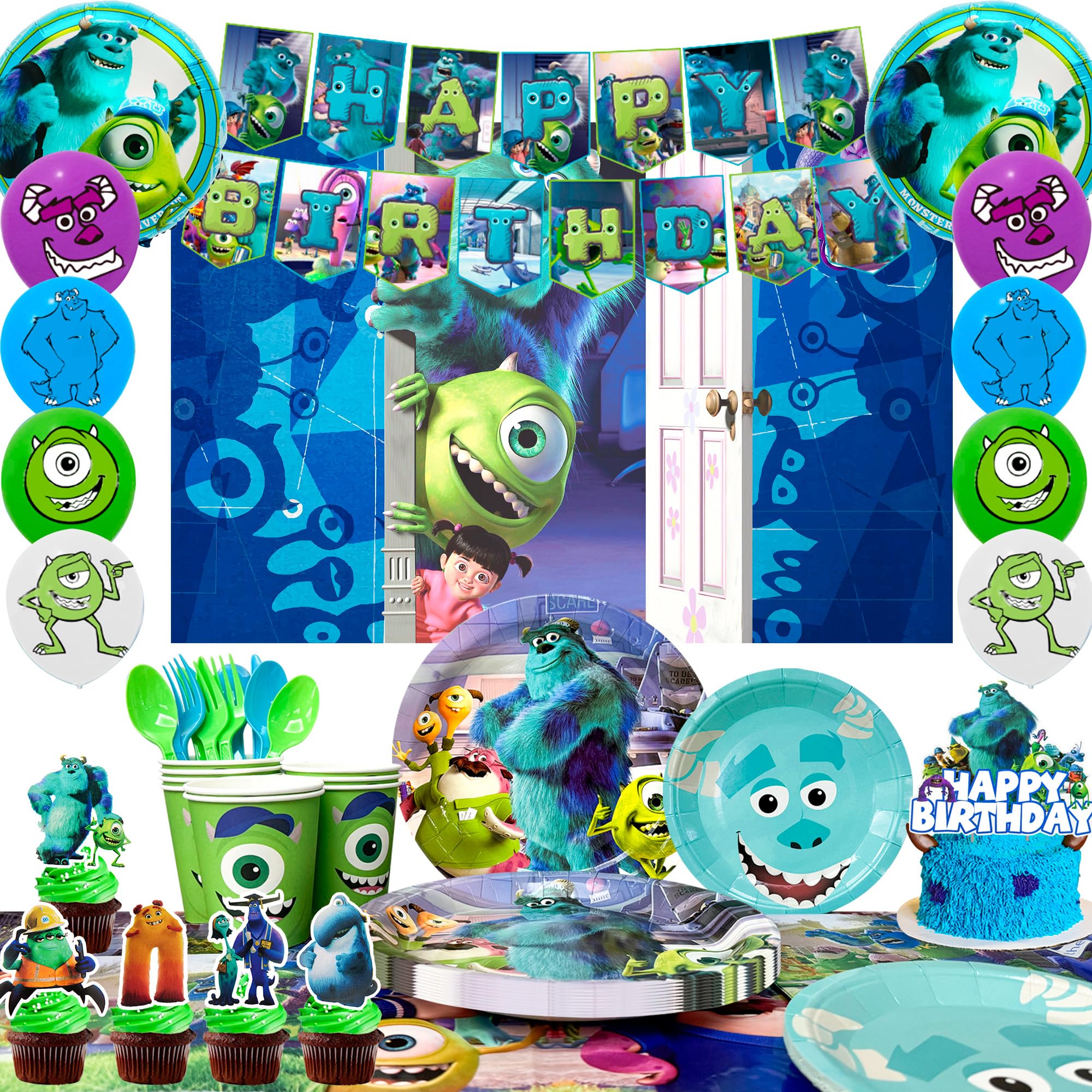Monsters Inc Centerpieces Singing Monsters Party Decorations Honeycomb