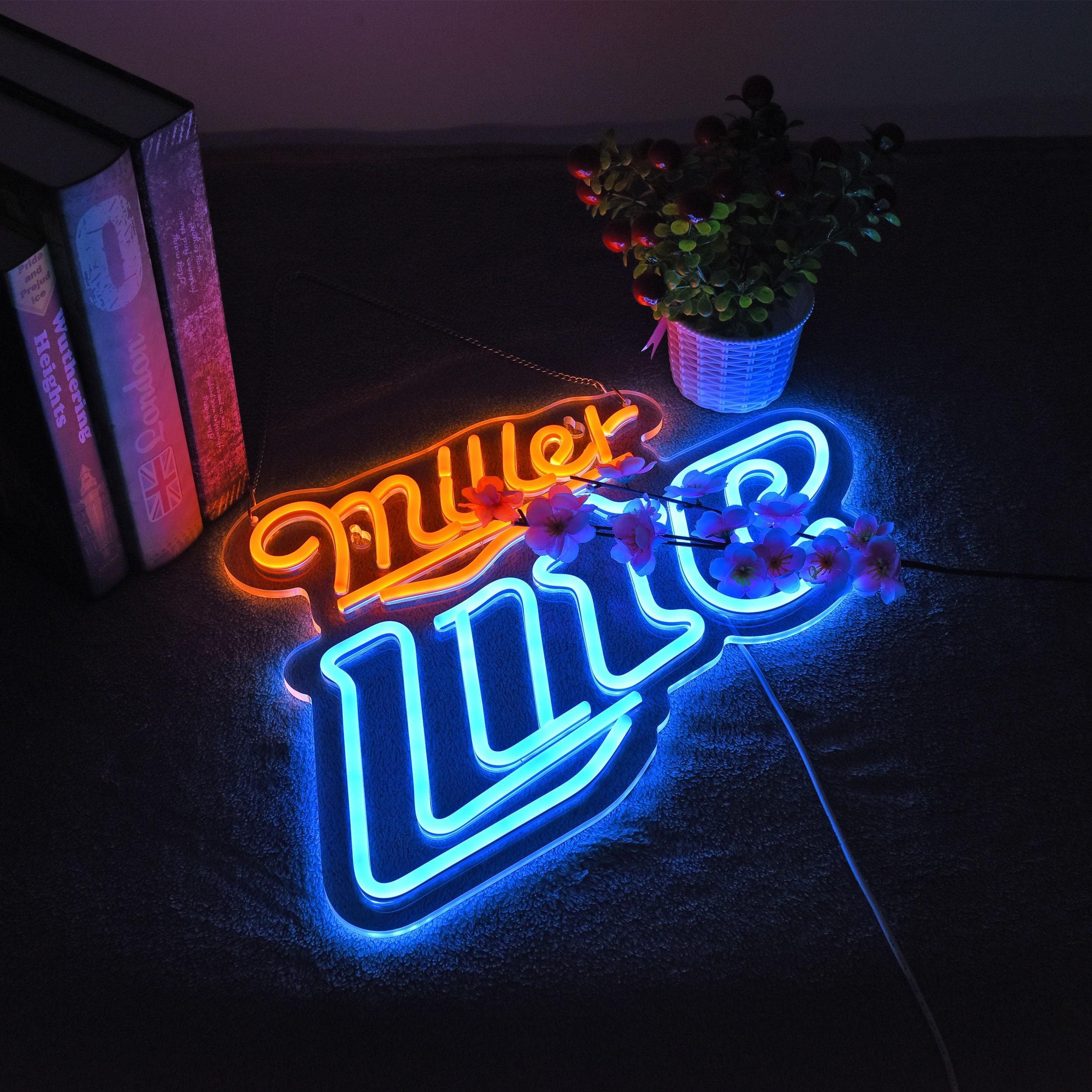 Amazon.com : Palm Tree Coro EX Neon Sign Beer Neon Light Up Signs for ...