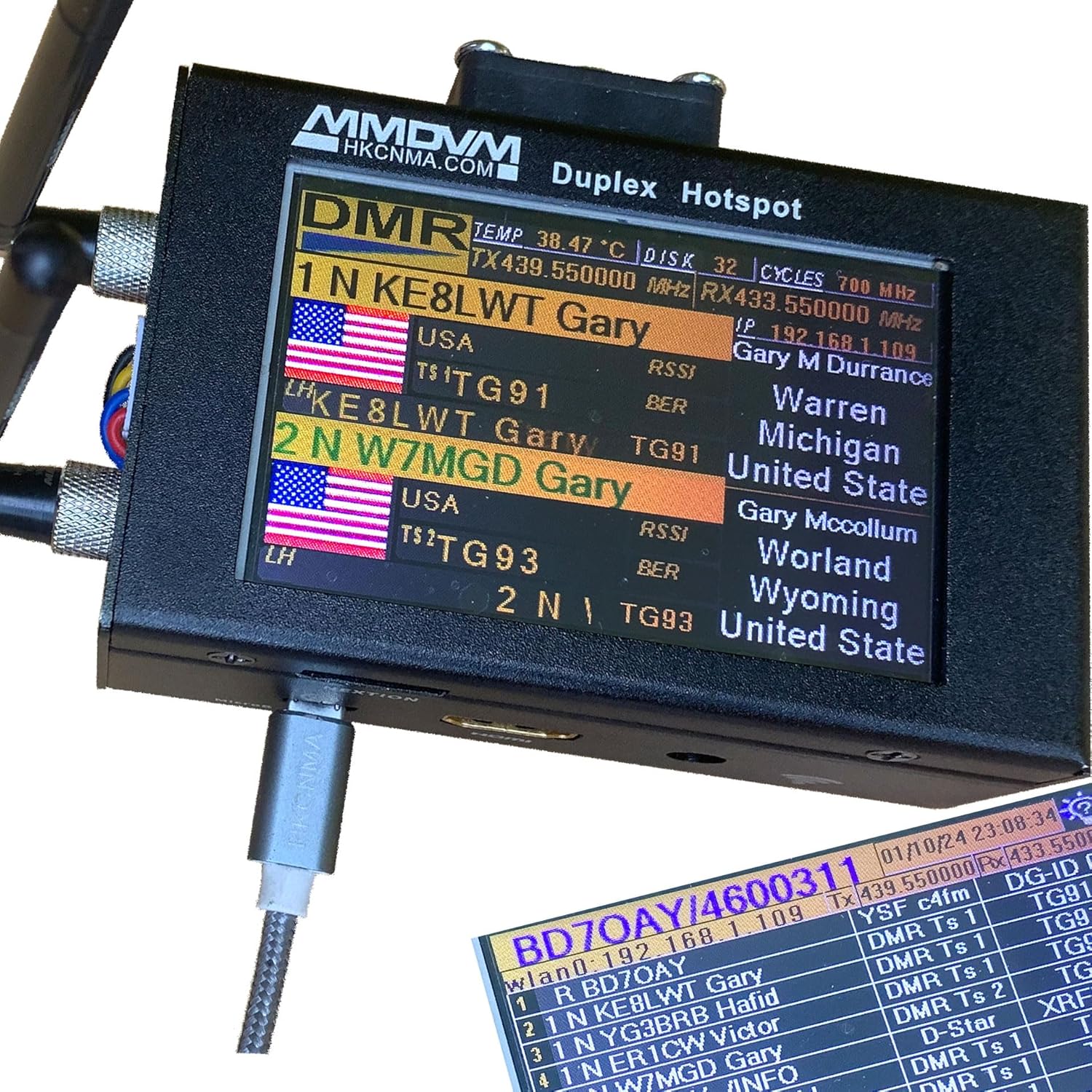 Amazon.com: HKCNMA.COM MMDVM Duplex Hotspot WiFi and Ethernet Dual Time ...