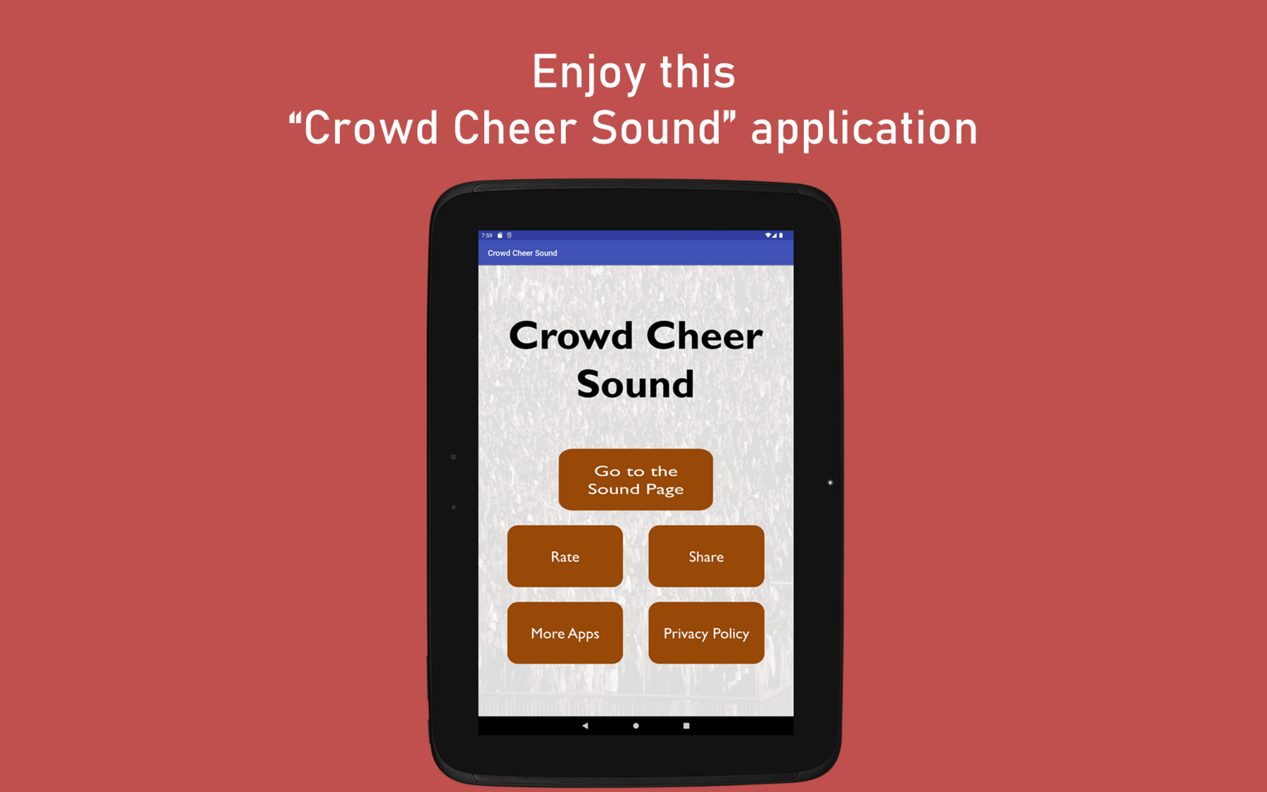 Aplicación Crowd Cheer Sound en Amazon Appstore