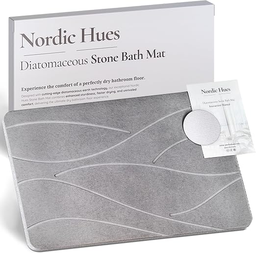 Amazon.com: Tides Diatomaceous Earth Absorbent Non-Slip Fast Drying ...