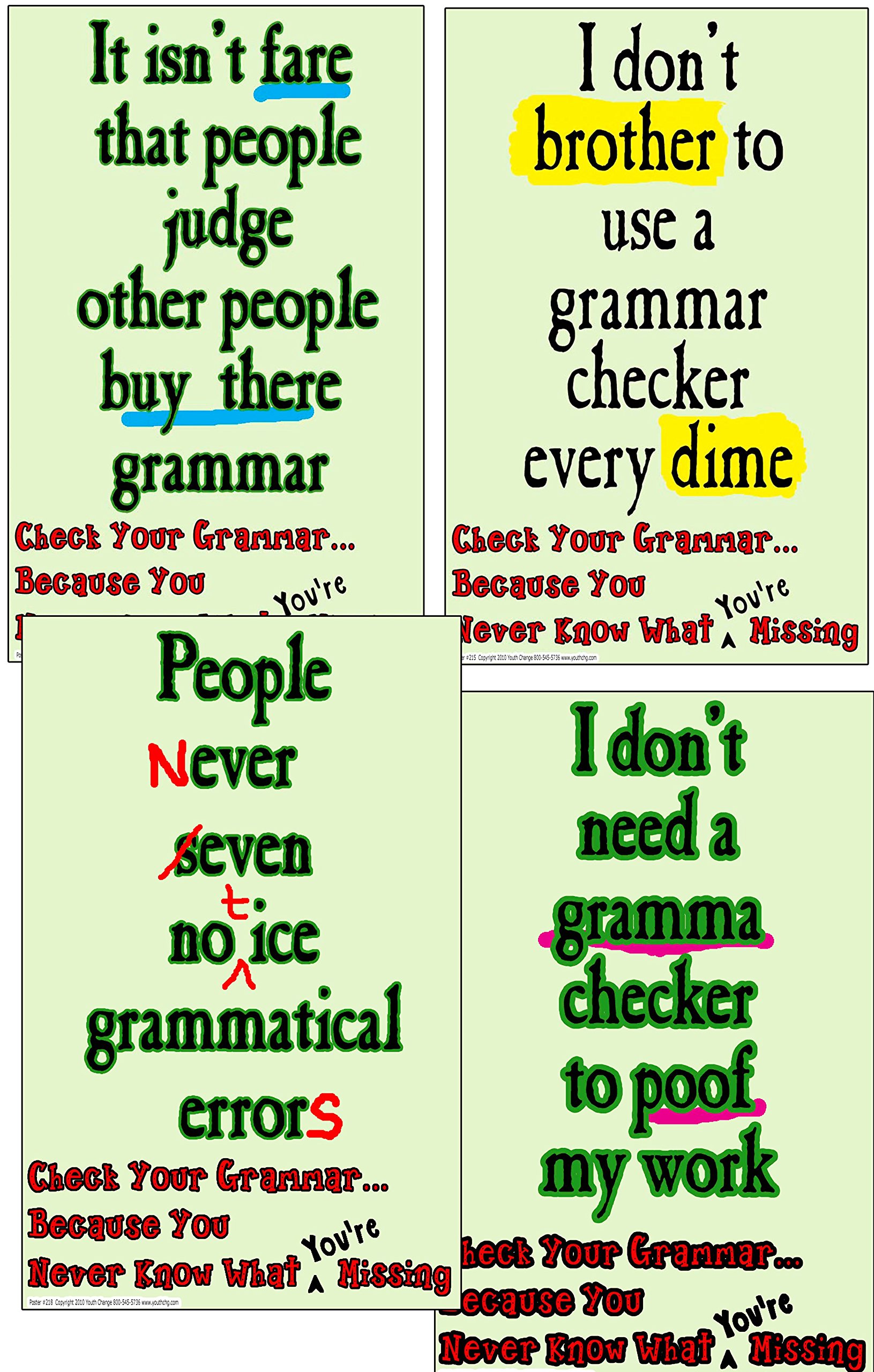Funny Grammar Posters