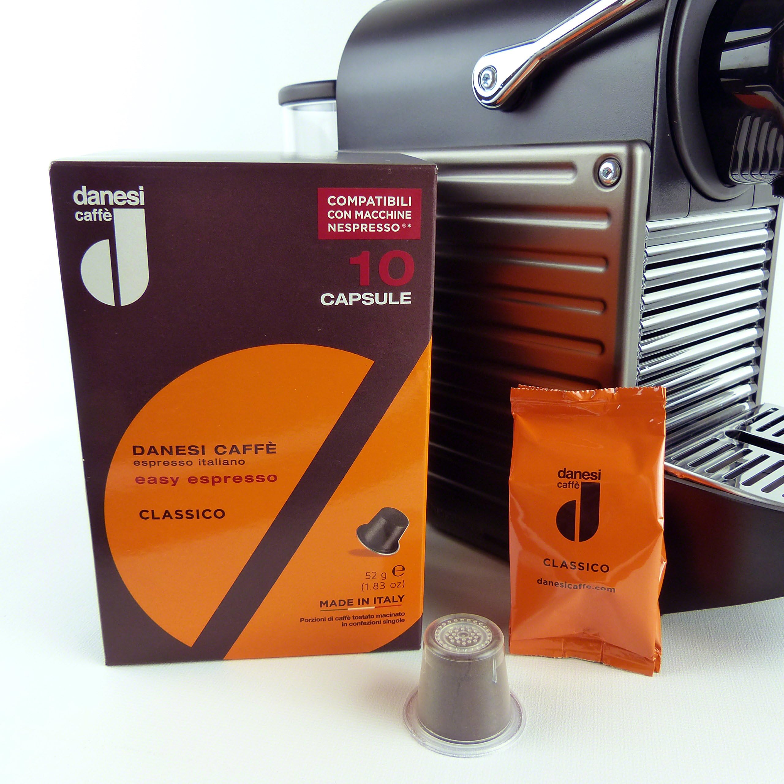 Amazon.com: Danesi Caffe Italian Espresso Capsules - Classic Espresso ...