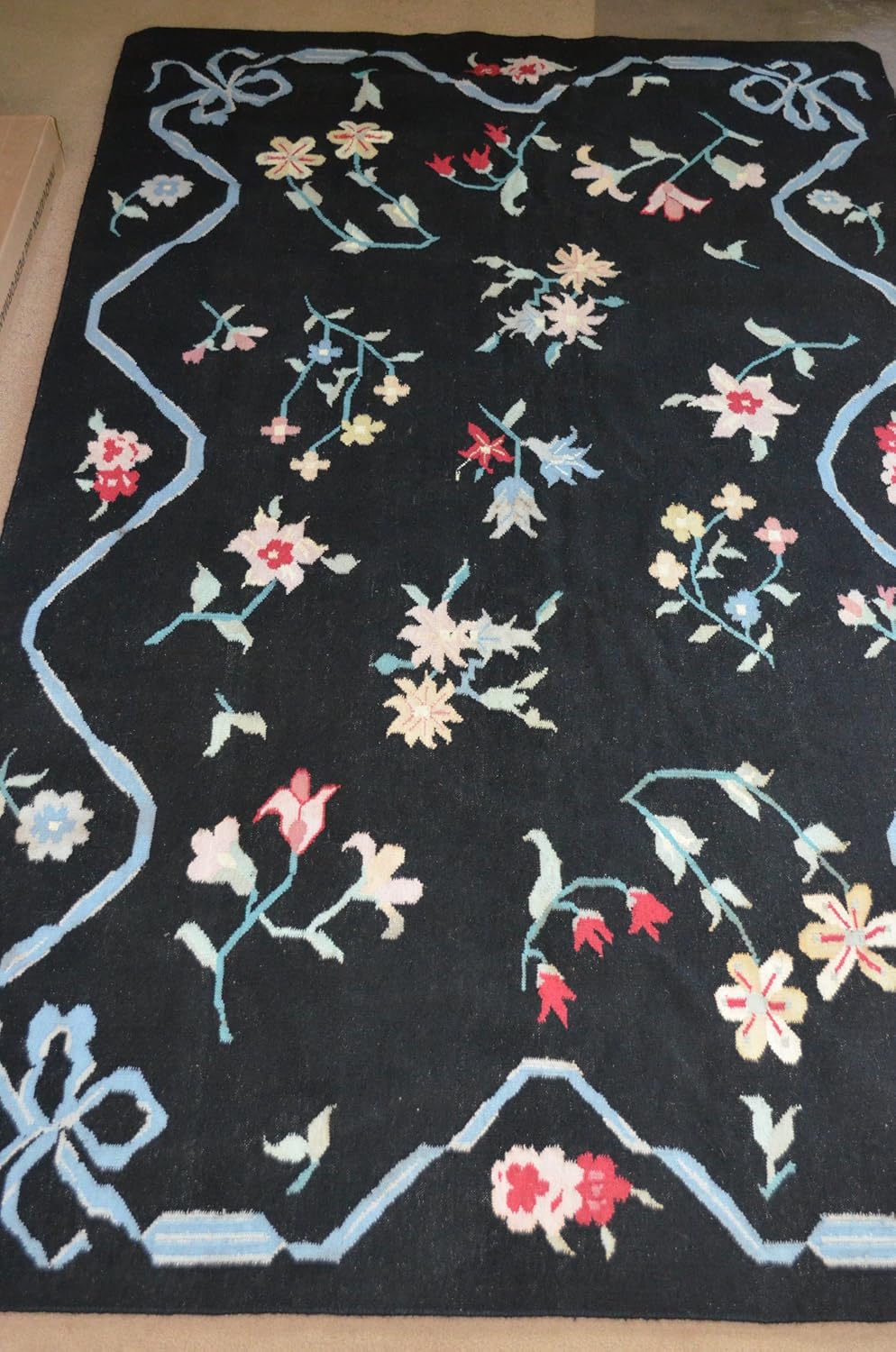 Amazon.com: Dhurri Genuine Hand Woven 6' X 9' Oriental Rug with a ...