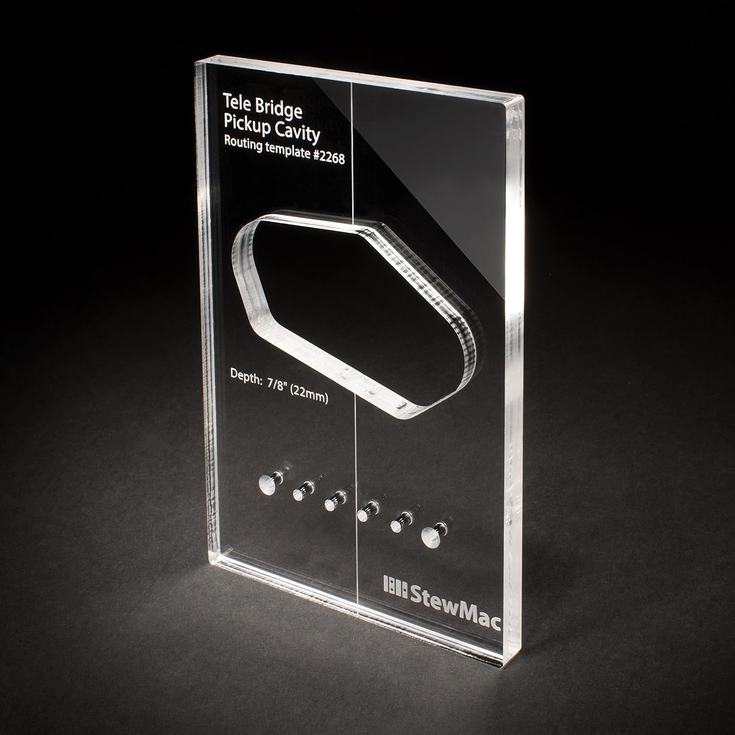 Amazon.com: StewMac Pickup Routing Template for Tele Guitar, for Body ...