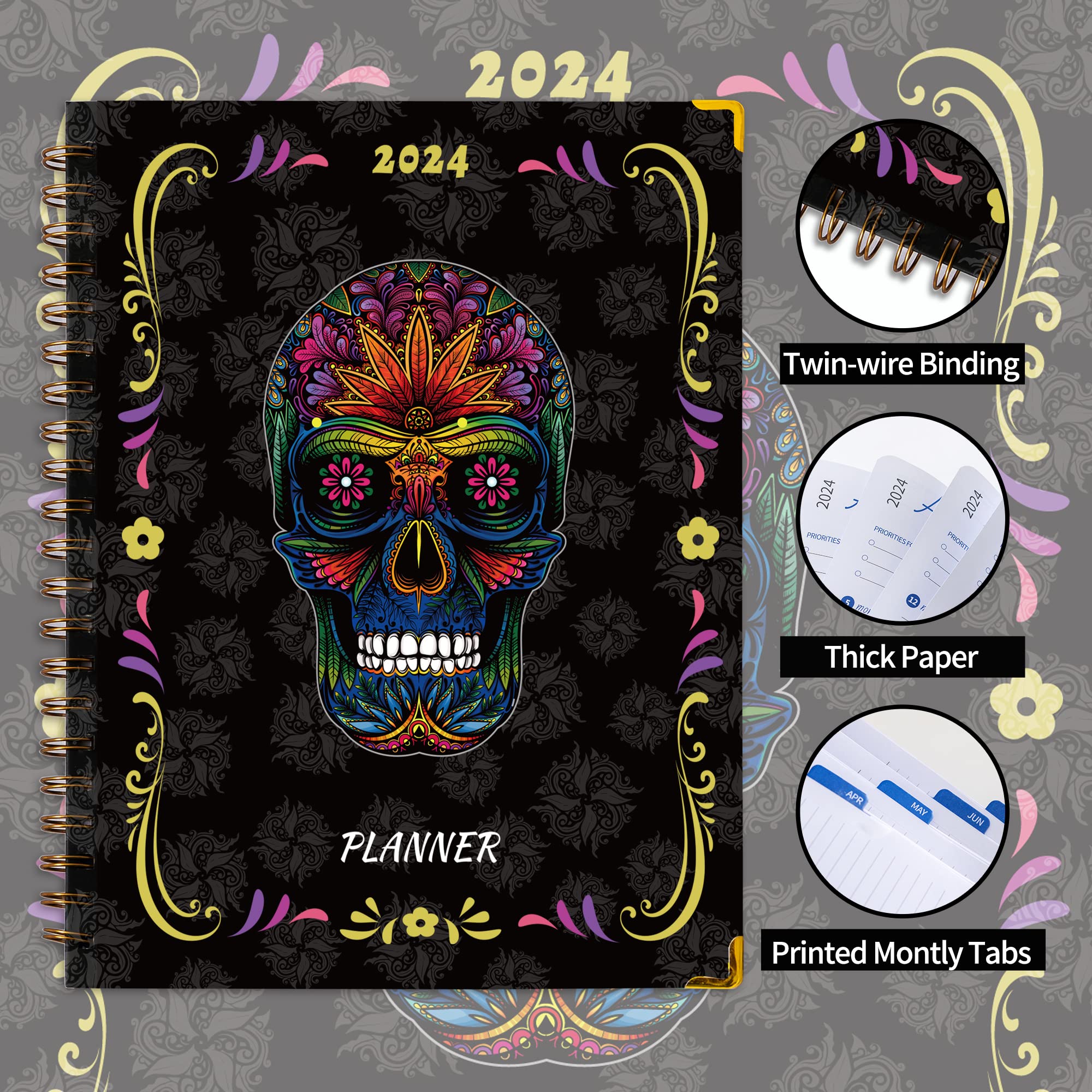 Snapklik.com : Planner 2024 Daily Weekly Monthly Teacher Planner, 85x11 ...