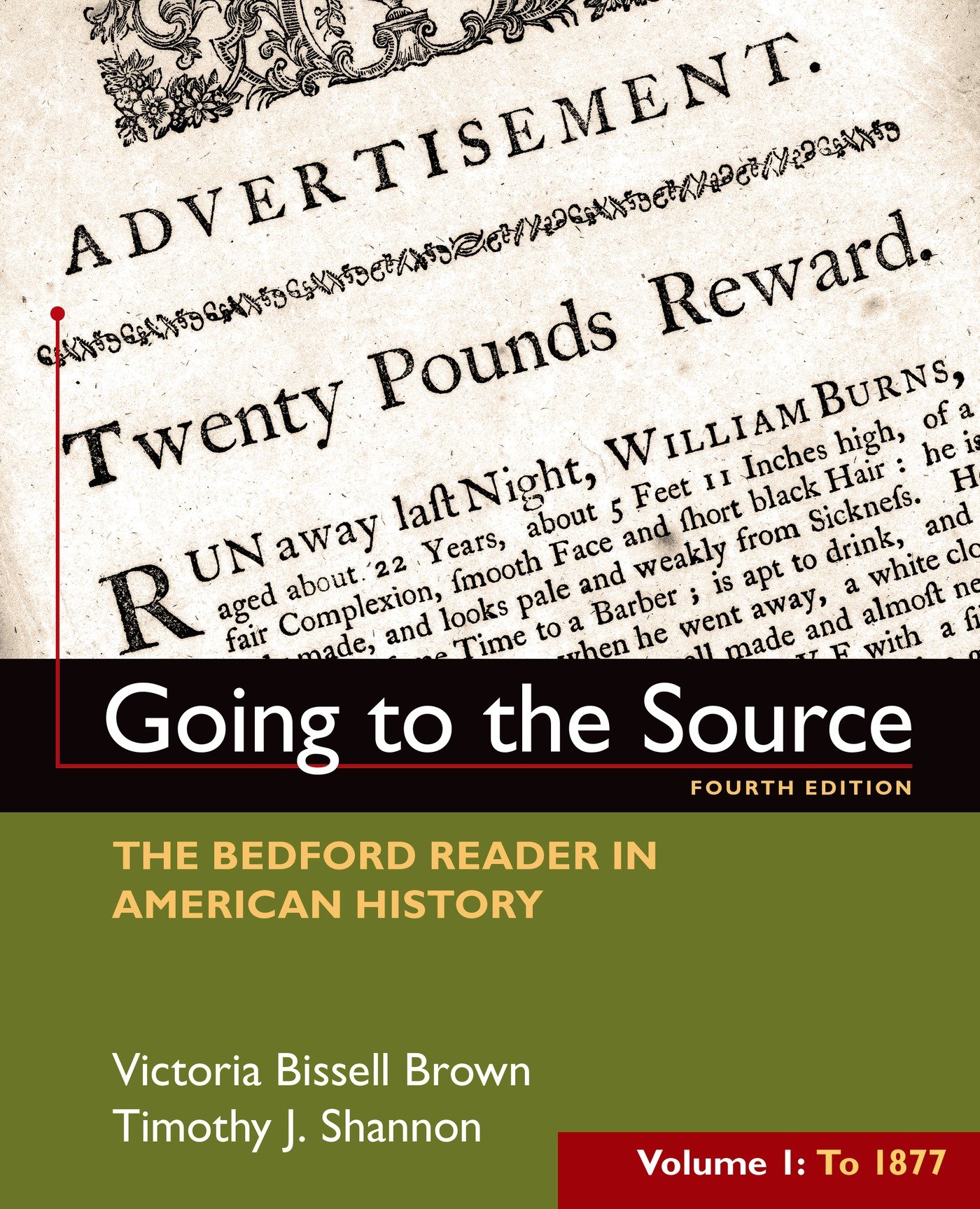 Amazon.com: Going to the Source, Volume I: To 1877: The Bedford Reader ...