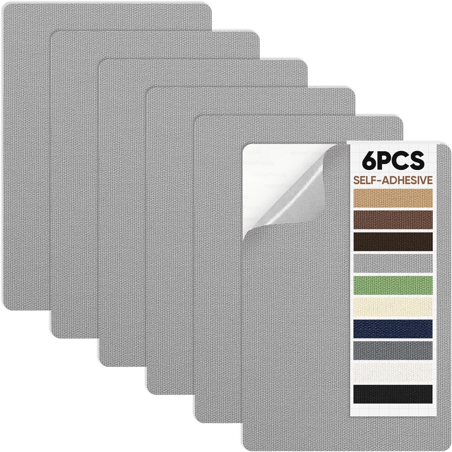 Amazon.com: Canvas Patch 5.5 x 8 Inches 6Pcs Self-Adhesive Waterproof ...