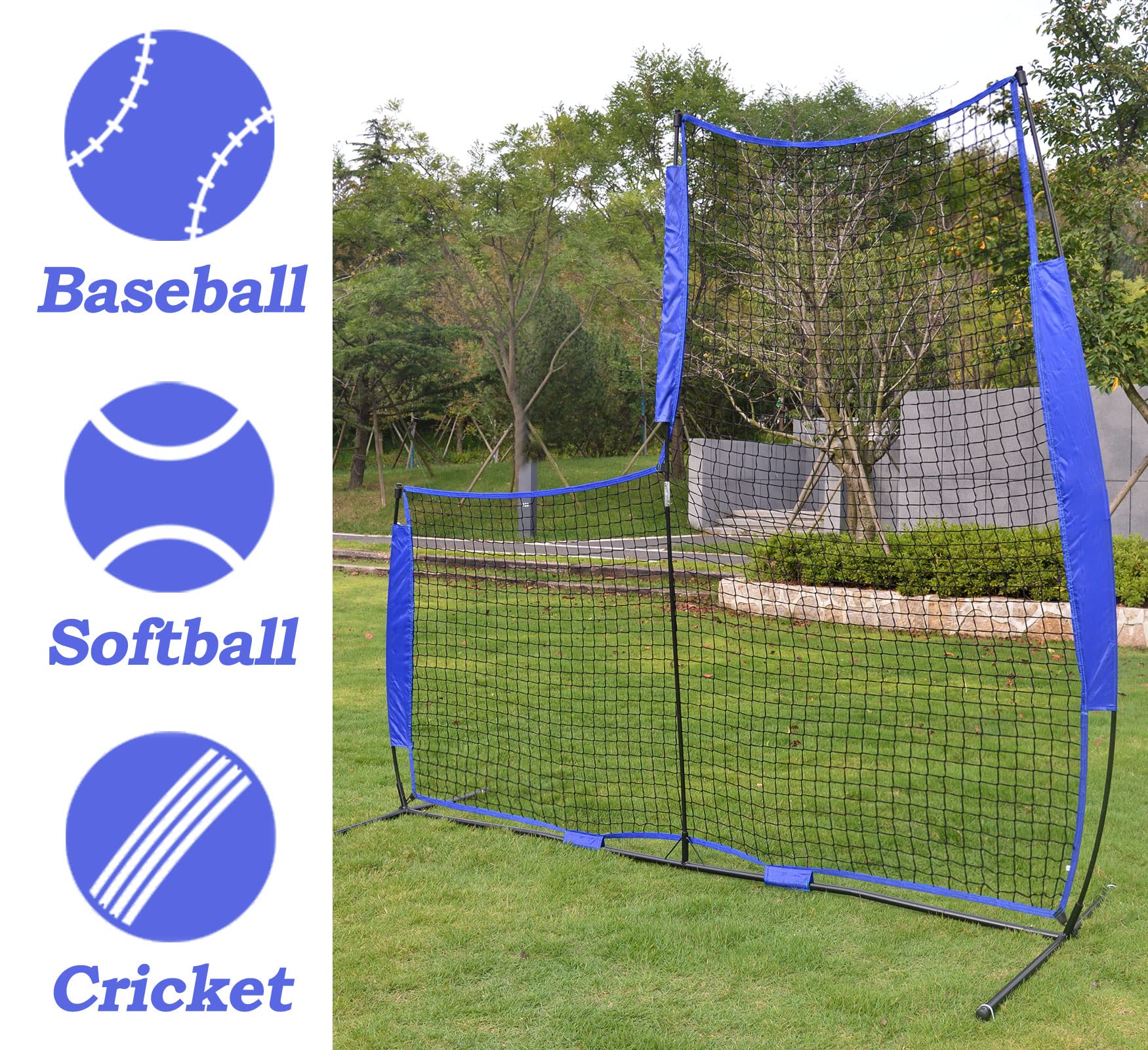 Gagalileo L Screen Baseball Pitching Net,Softball Protective Screen,L ...