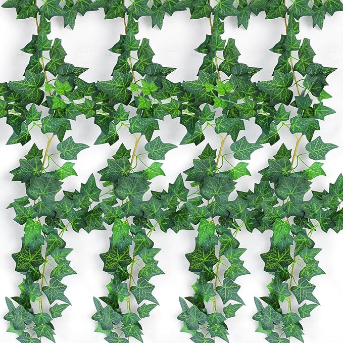 Amazon.com: IMengjbang 4 Strands Artificial Vines Ivy Garland, 71" Silk ...