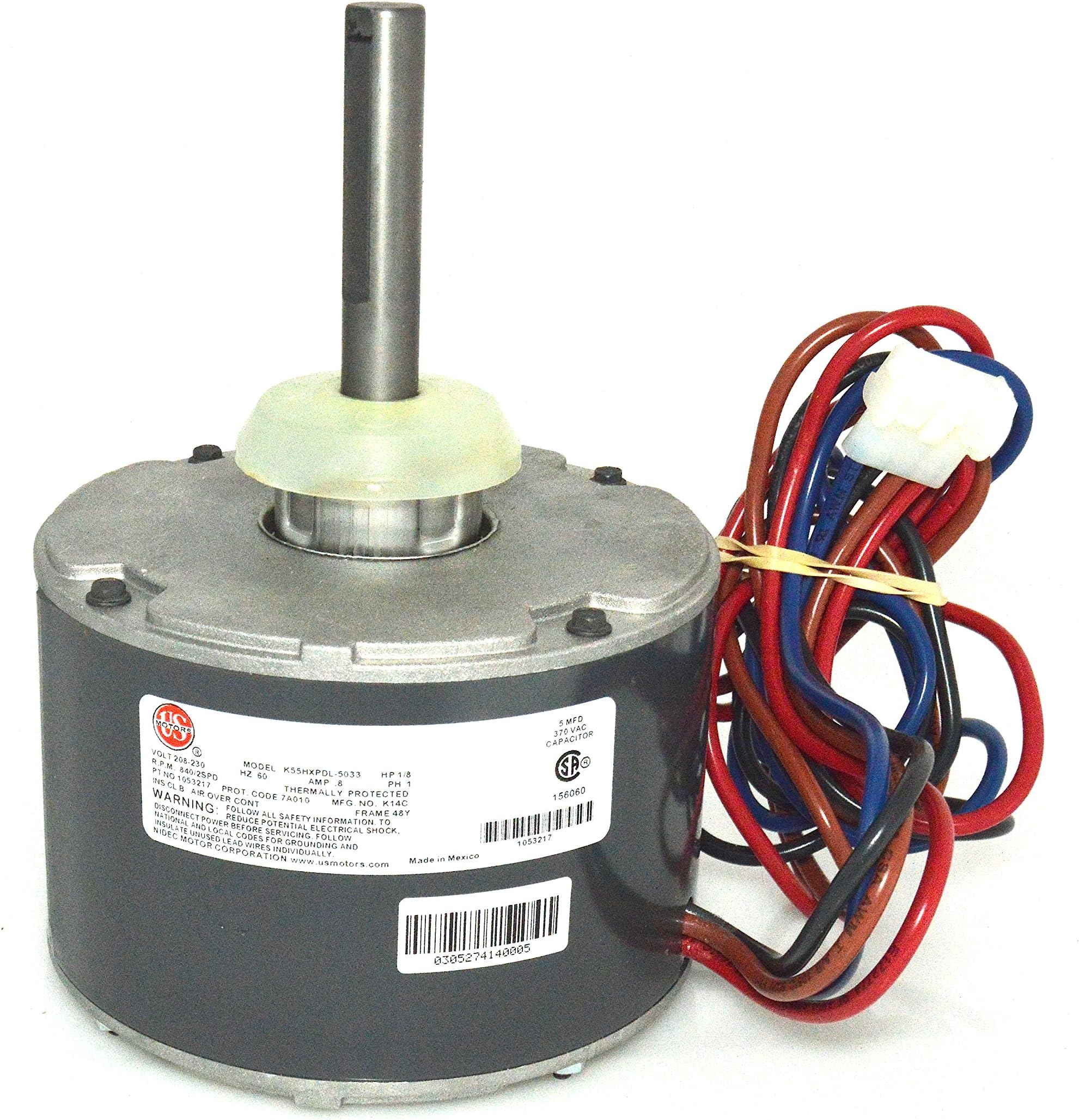 Emerson Trane 1/8 HP 208-230v FAN MOTOR K55HXHWM-8900 - Amazon.com