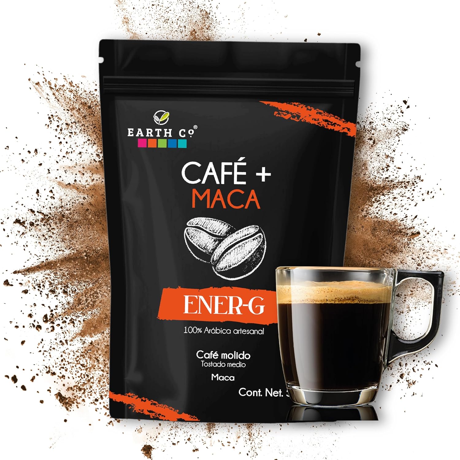 Earth Co | Café + Maca Ener-G | Más Energía y Mejor Rendimiento | Café ...