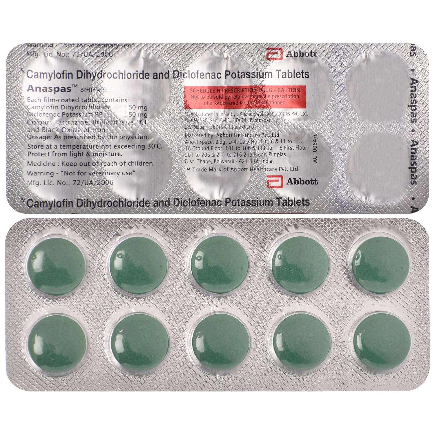 Anaspas - Strip of 10 Tablets : Amazon.in: Health & Personal Care