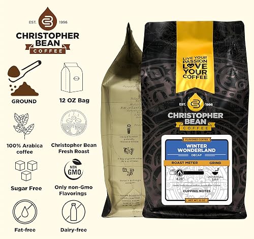 Christopher Bean Coffee - Café con sabor a Winter Wonderland (molido en ...