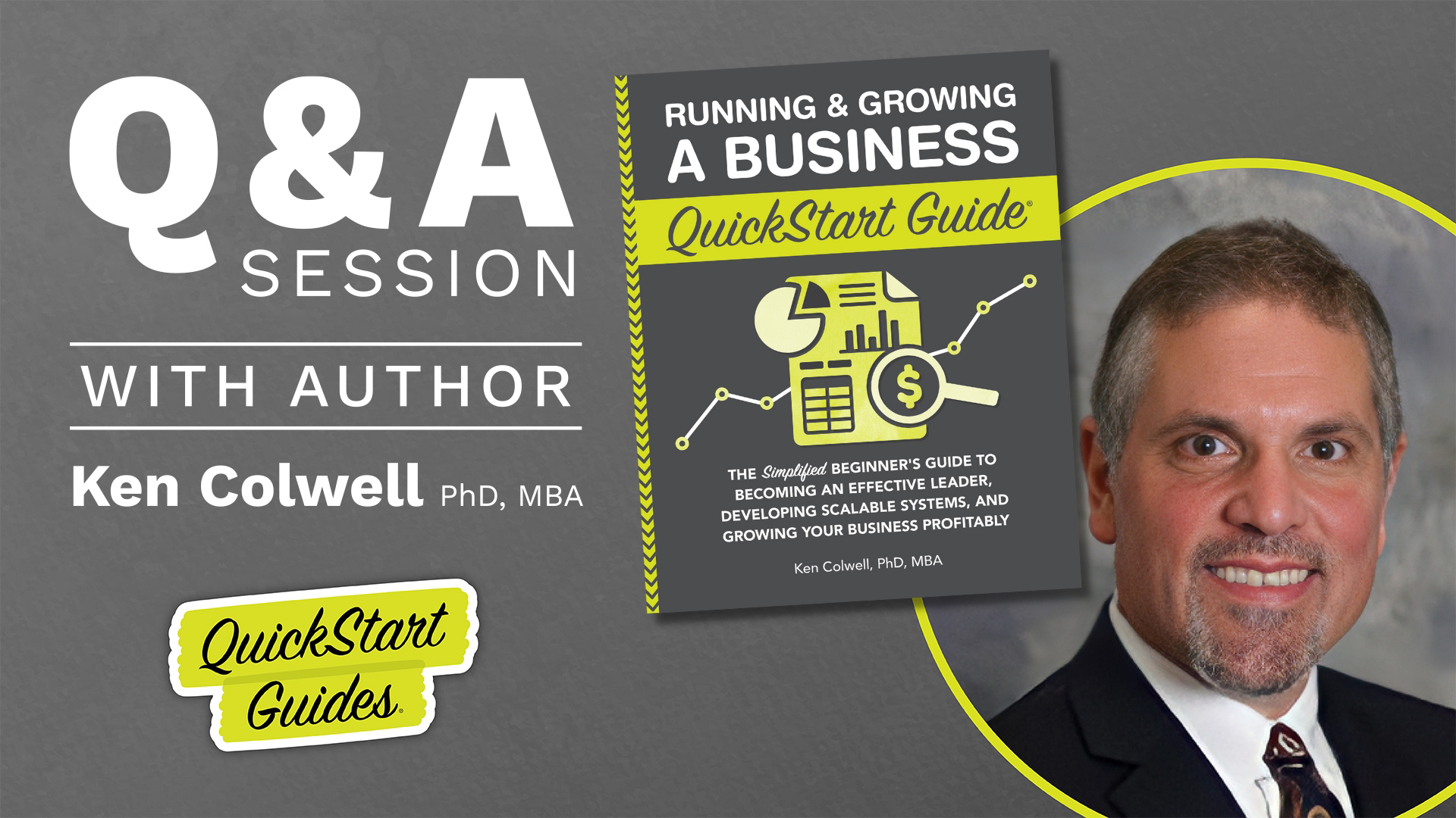 Watch Interview with Author Ken Colwell PhD, MBA on Amazon Live