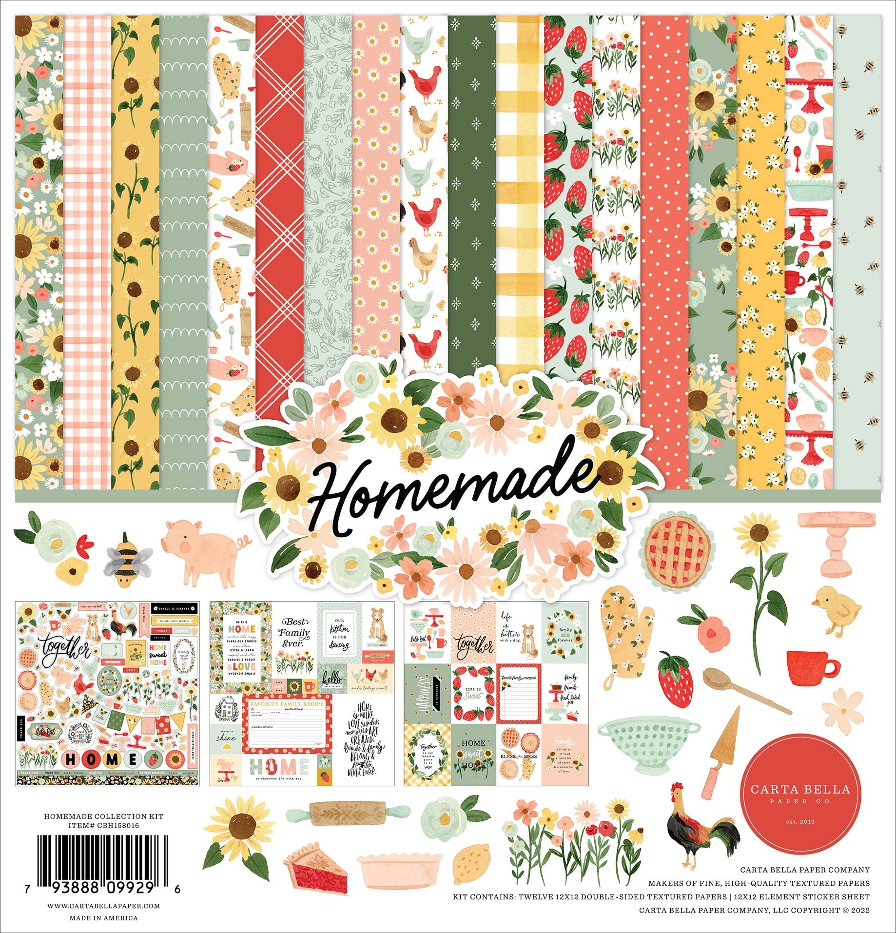 Amazon.com: Carta Bella Paper Co. Homemade Collection Kit : Beauty ...
