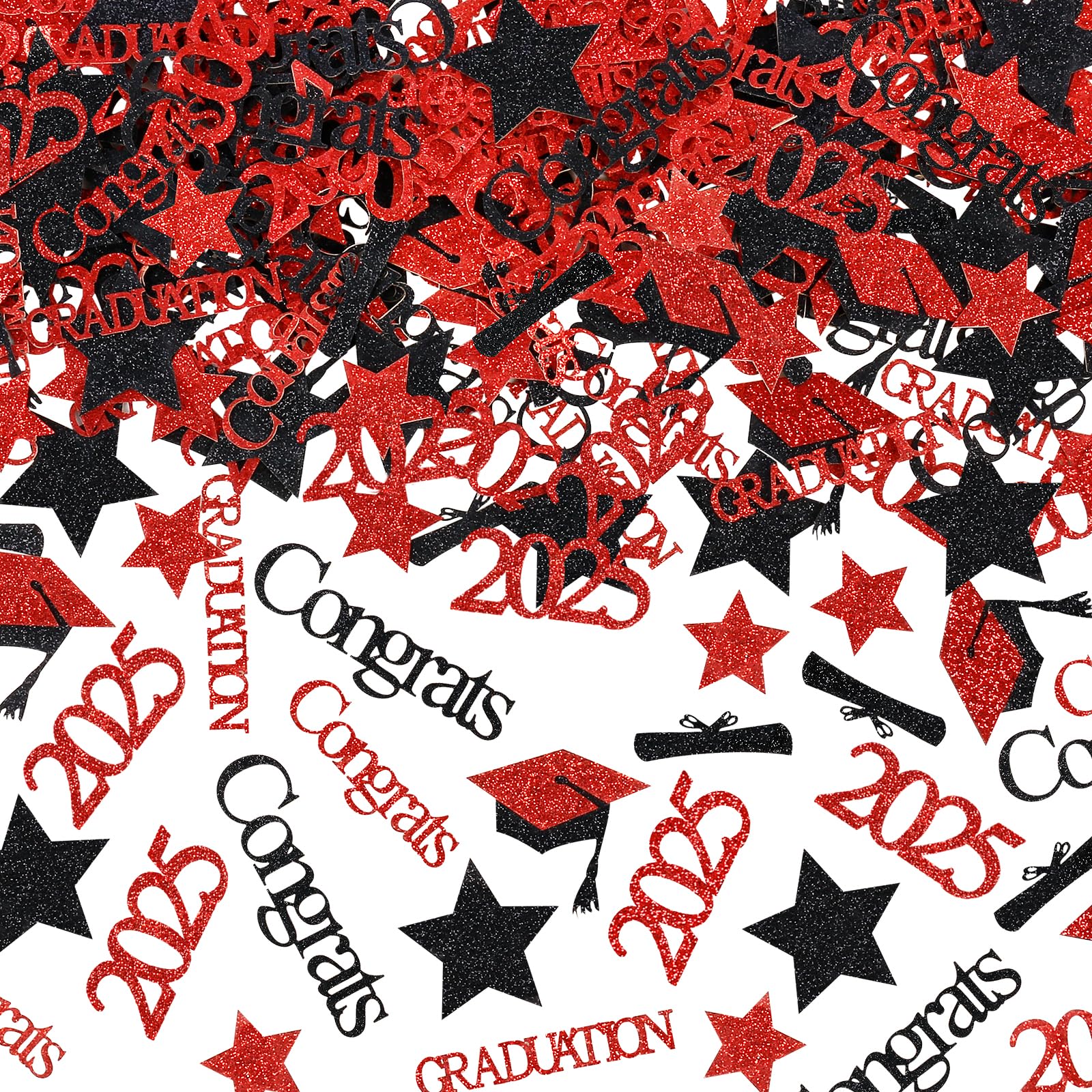 Gold Star Confetti Vector Class Of 2023 Graduate Gold Lettering ...