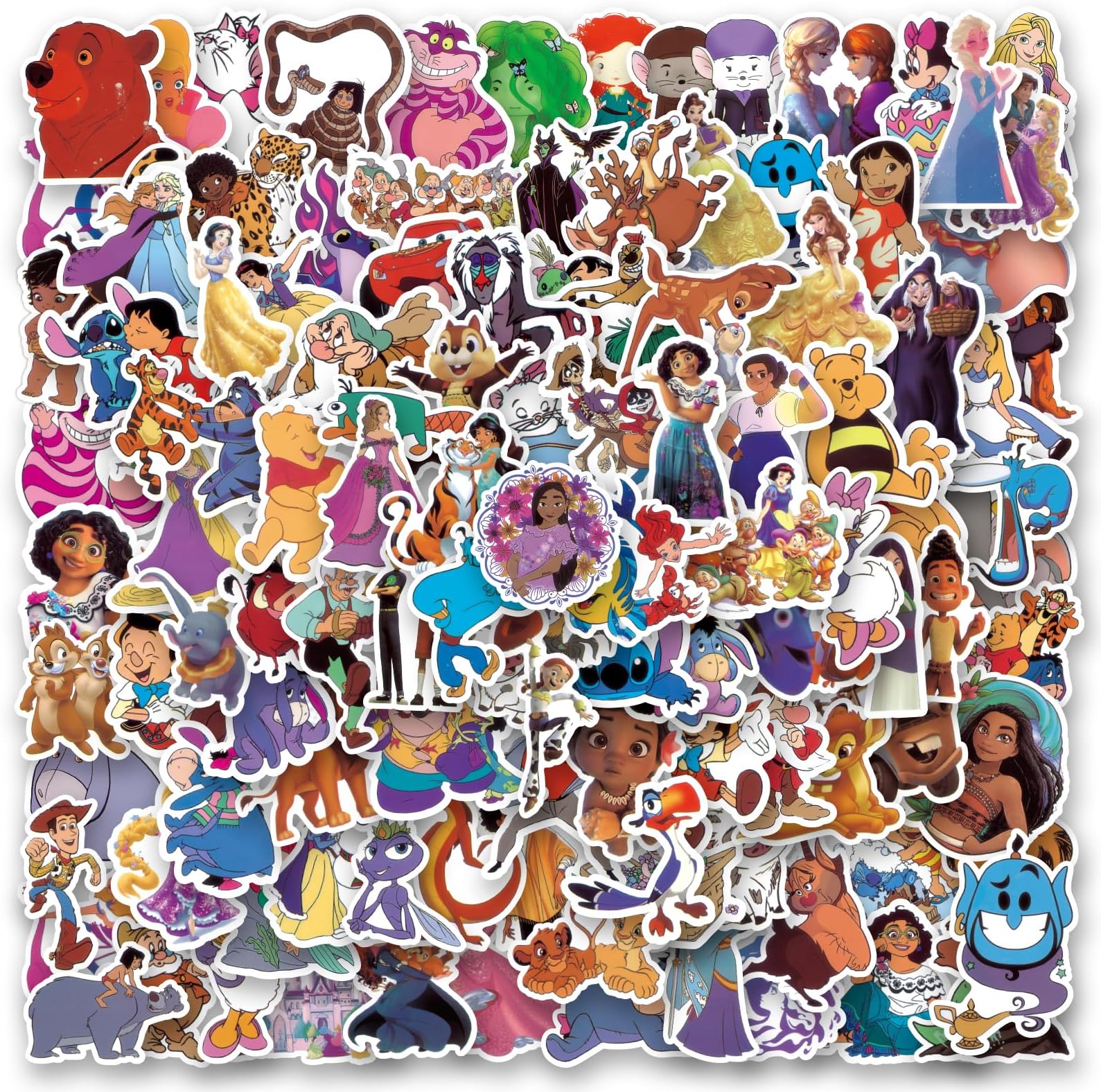 Amazon.com: Classic Disney Stickers Party Favors Mega Assortment ...