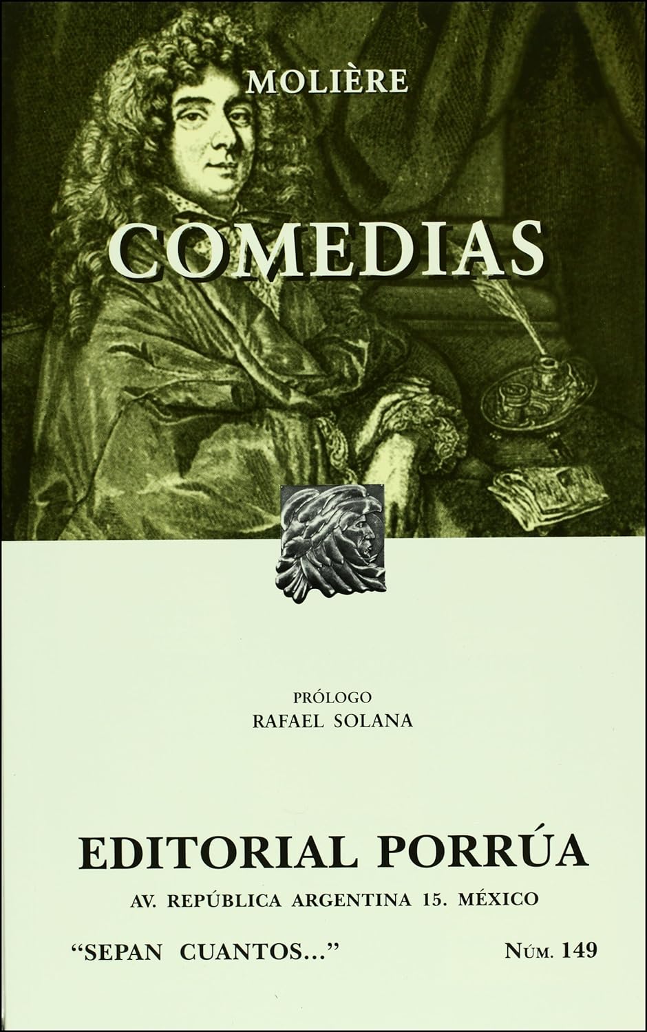 Comedias (portada puede variar) : Moliere, Editorial Porrúa S.A. de C.V ...