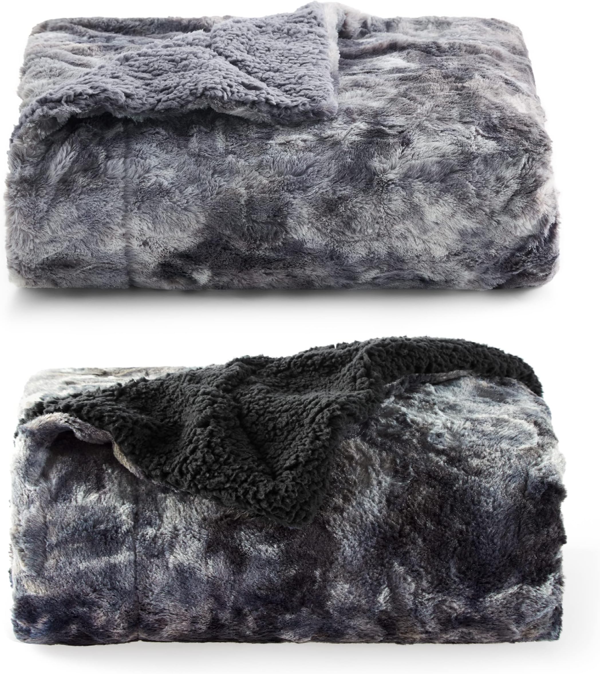 Amazon.com: Bedsure Fuzzy Blanket for Couch - Soft Comfy Furry ...
