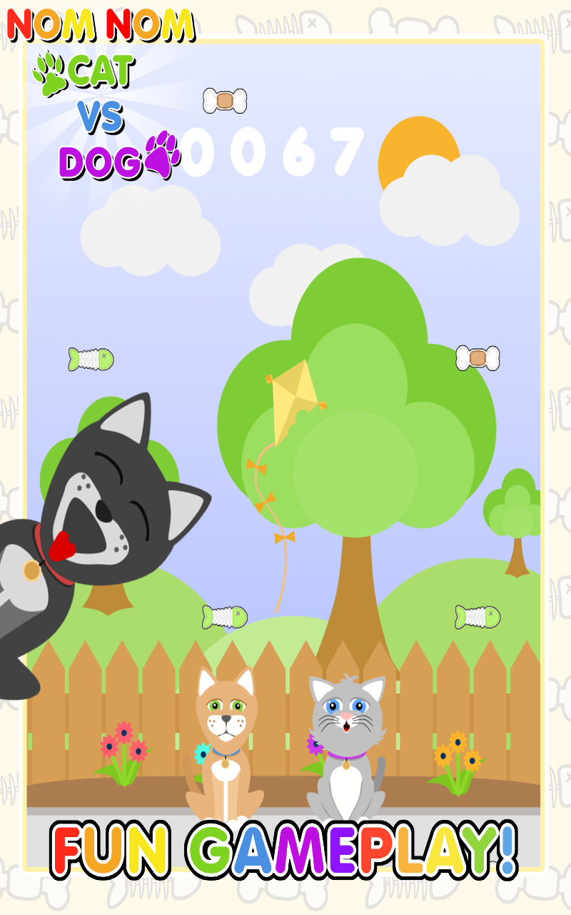 Nom Nom Cat vs Dog - Feed the Hungry Pets! - App on the Amazon Appstore