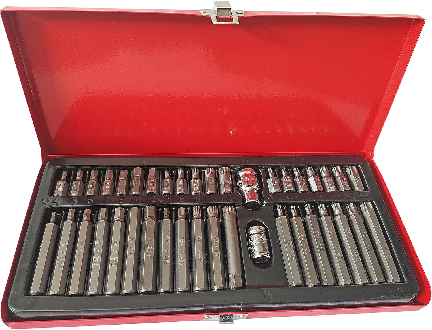 Inditrust 40pc Torx set Star Spline set Hex Allen Key Socket Bit Set 3/ ...