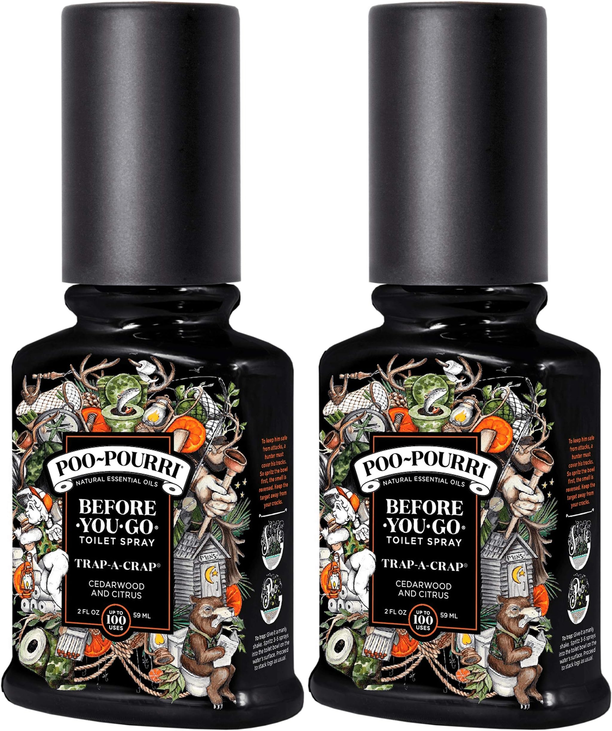 Amazon.com: Poo-Pourri Before You Go Toilet Spray Trap A Crap 2 Ounce ...