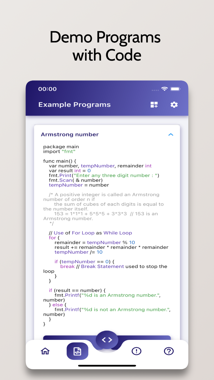 Go Compiler - Run .go Code - App on Amazon Appstore