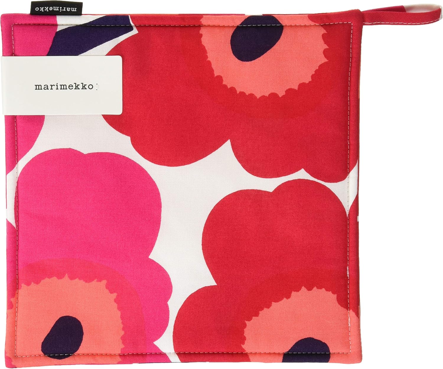 Amazon.com: Marimekko - Pieni Unikko Floral Pot Holder w/Loop (Red ...