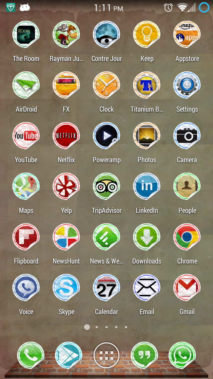 Paper Crush Theme - 1200 Icon Pack - App on Amazon Appstore