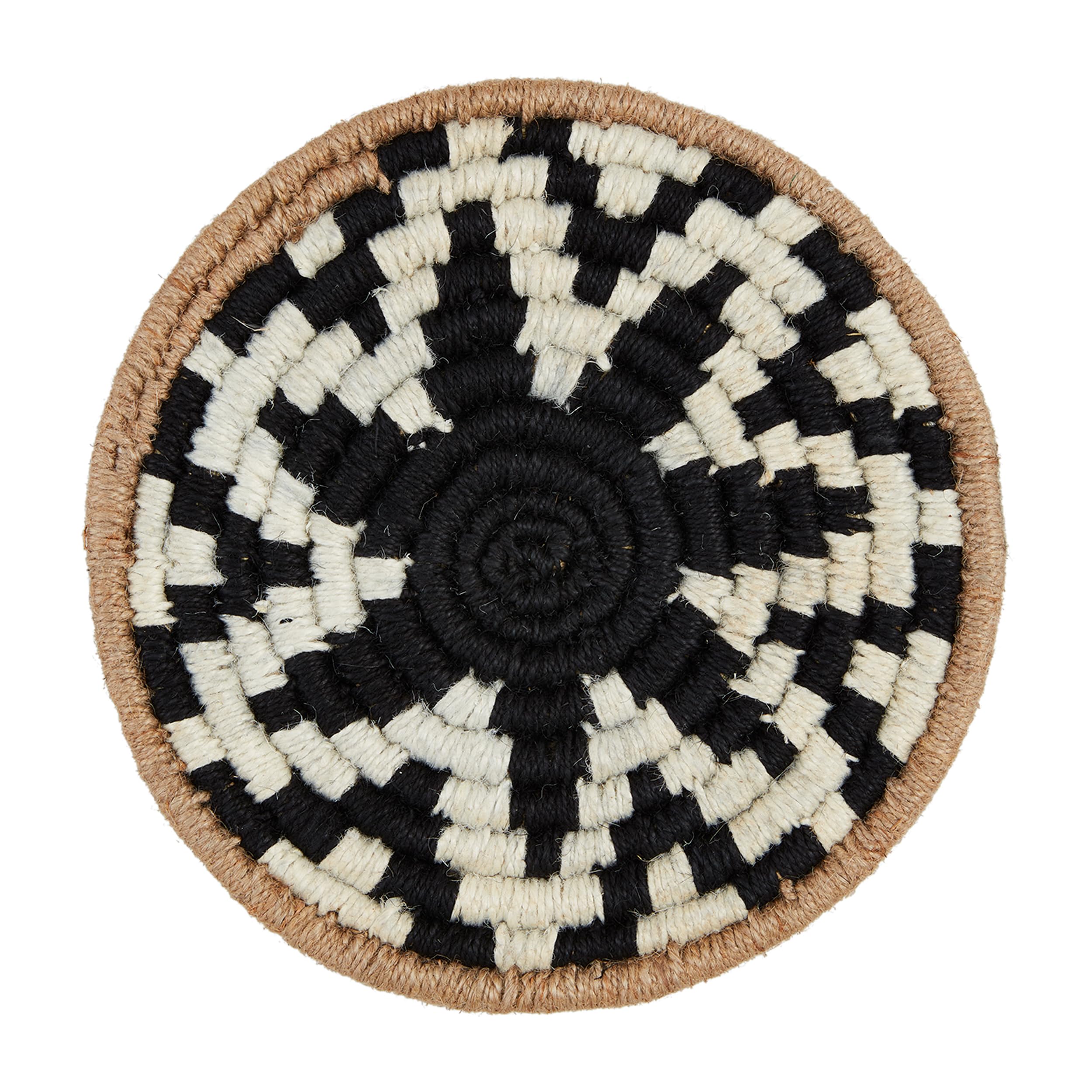 Amazon.com: Mud Pie White Woven Trivet Set; 9" Dia: Home & Kitchen