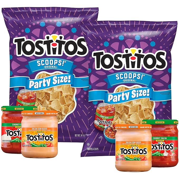 Amazon.com : VARIETY PACK Tostitos Tortilla Chips and Dips - Tostitos ...